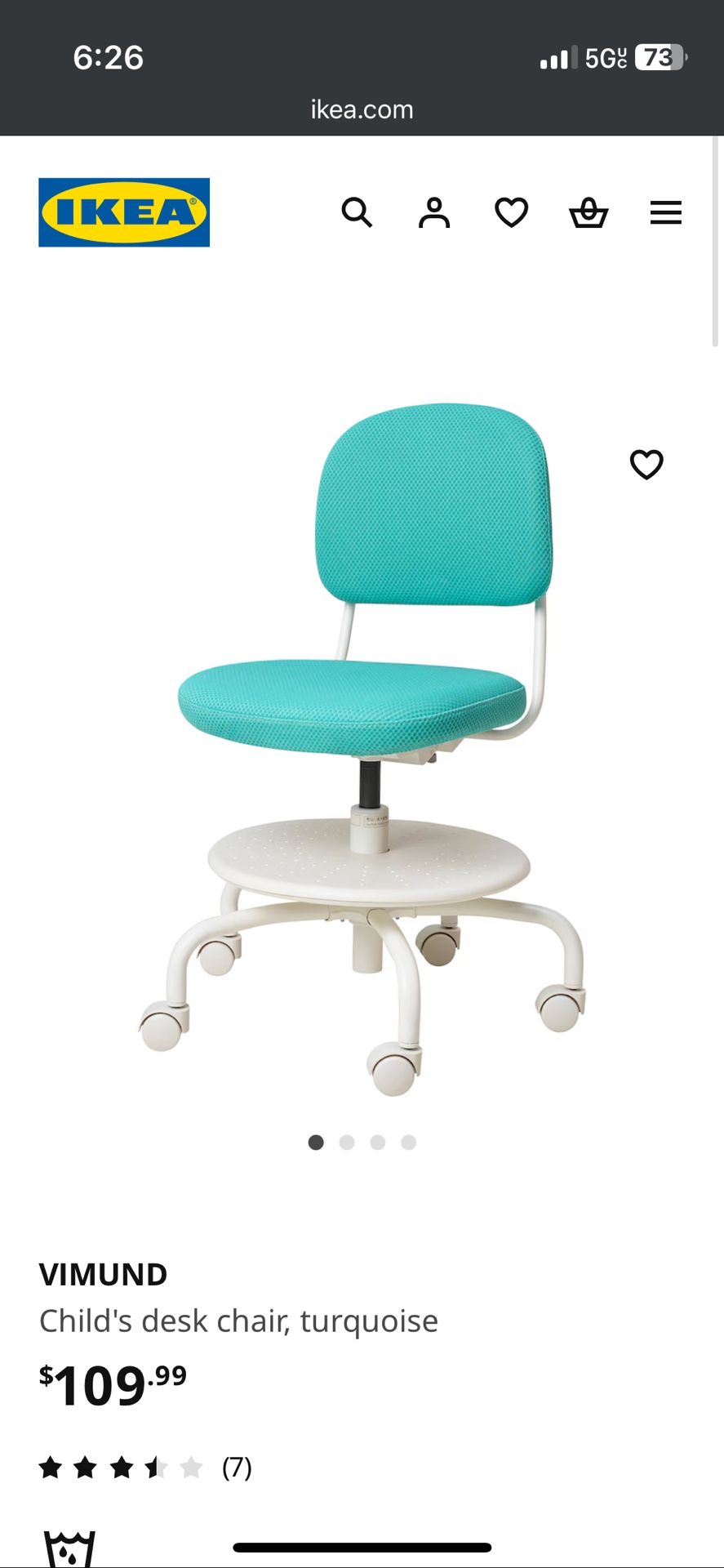 IKEA Child Desk Chair Office furniture