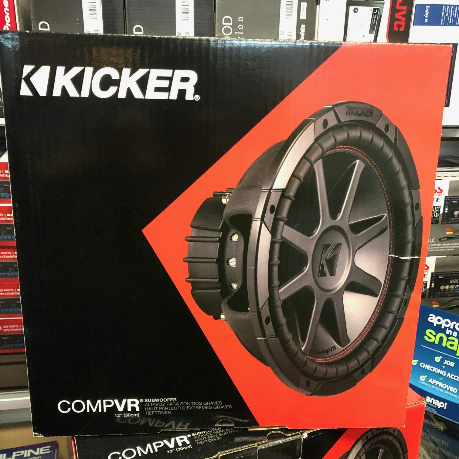 Kicker Comp VR 12 inch subwoofer on sale today for only $89 each for ...