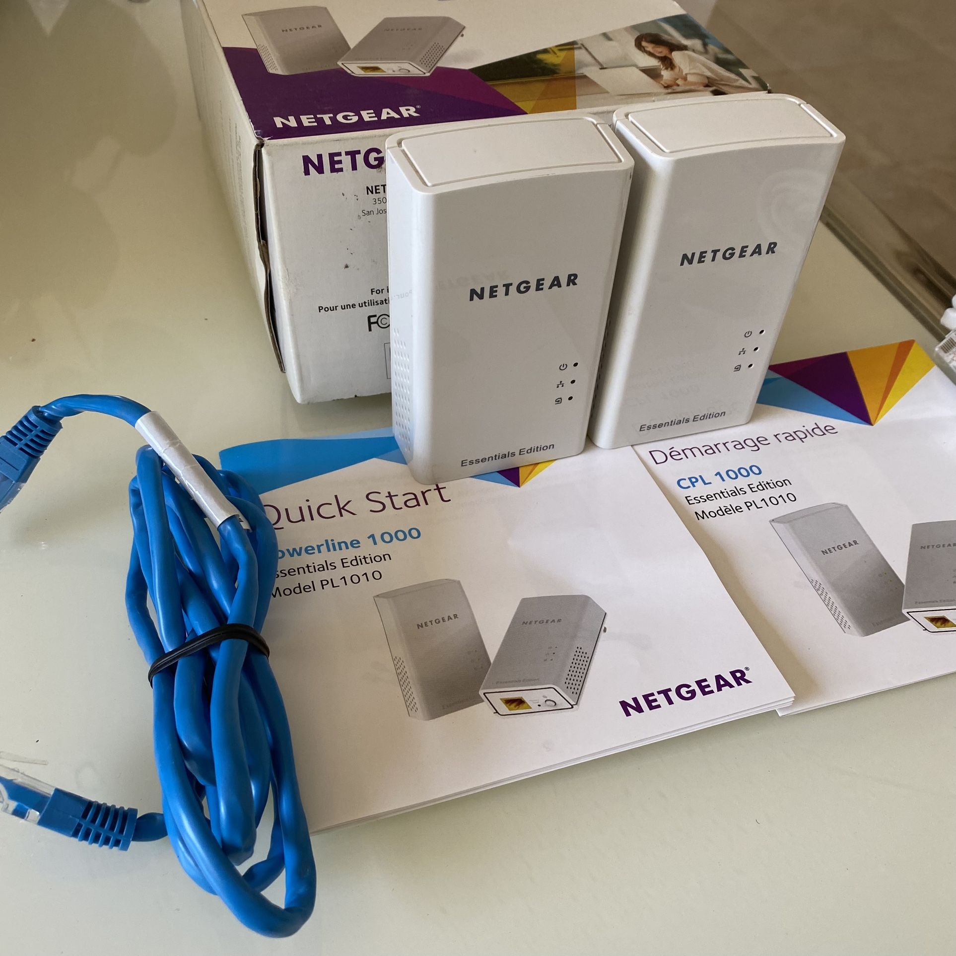 NETGEAR PowerLINE 1000 Mbps, 1 Gigabit Port - Essentials Edition PL1010 ...