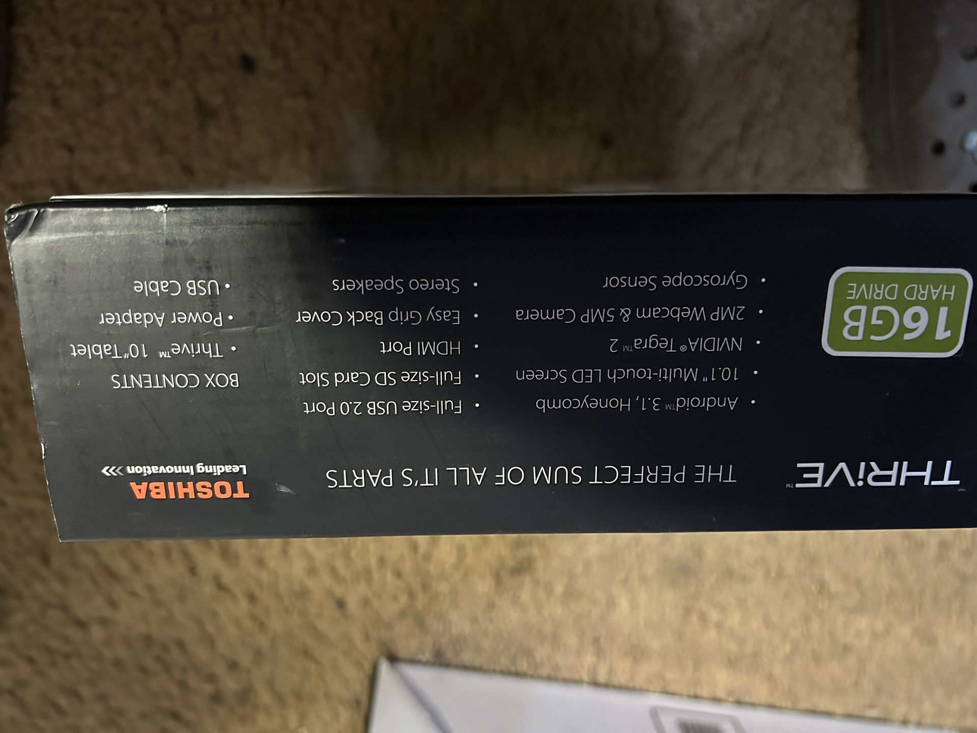 Toshiba 16gb Thrive 10 Tablet