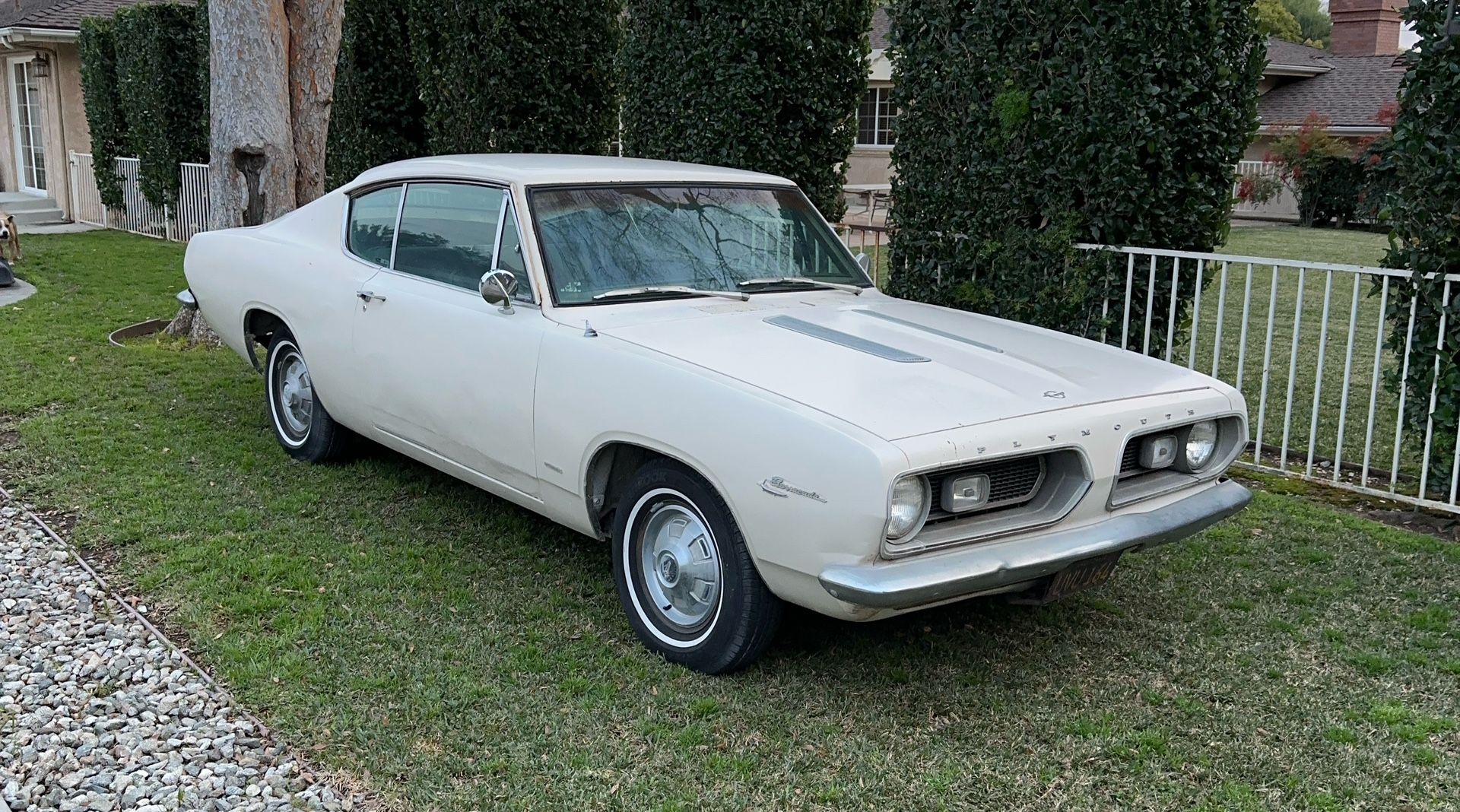 1967 PLYMOUTH BARRACUDA FASTBACK 273 HP MODEL ORIGINAL PAINT DRIVER for ...