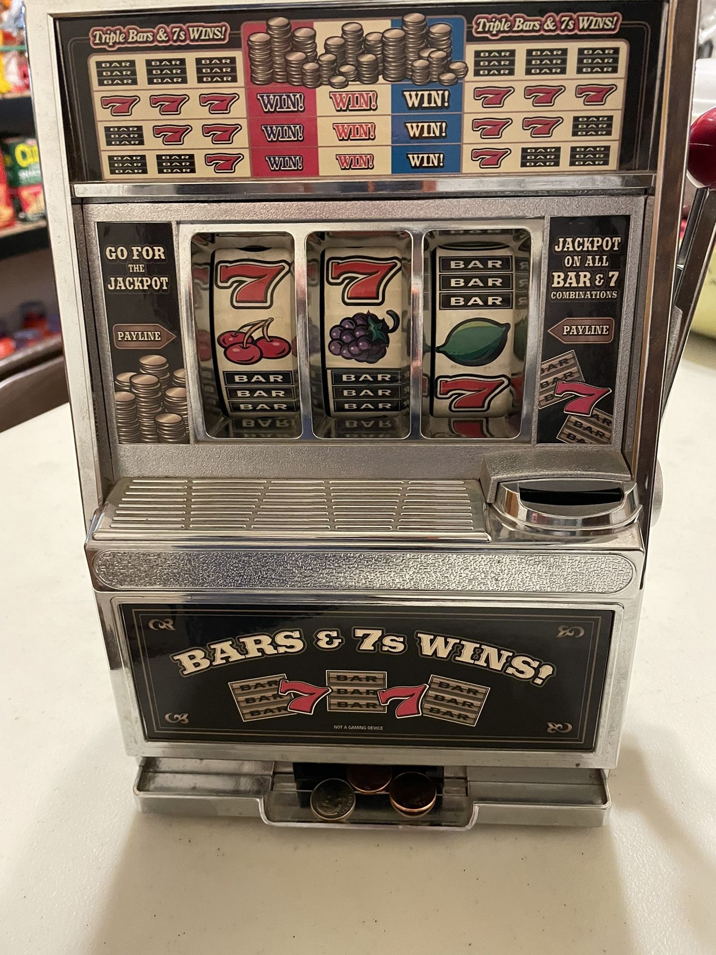 Jumbo Slot Machine Bank Replica for Sale in Glendora, CA - OfferUp