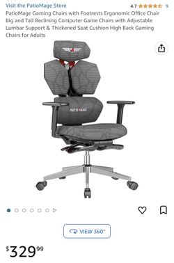 Gaming Chair Patiomage with footrests Reclining Office chair MSRP 329 for Sale in Queens NY OfferUp