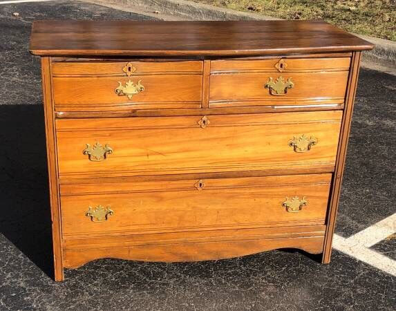 Antique Solid Wood Dresser from The L.C & W.L. Cron Co. for Sale in ...