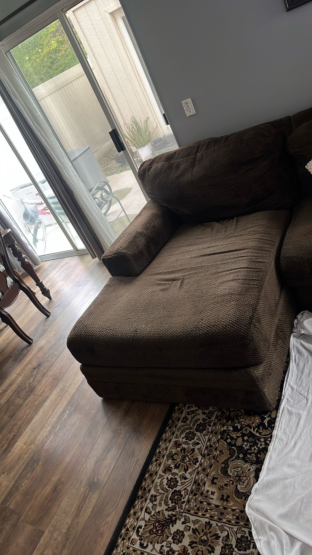 Piece Of Sectional Couch Freeeee for Sale in Oak Glen, CA - OfferUp