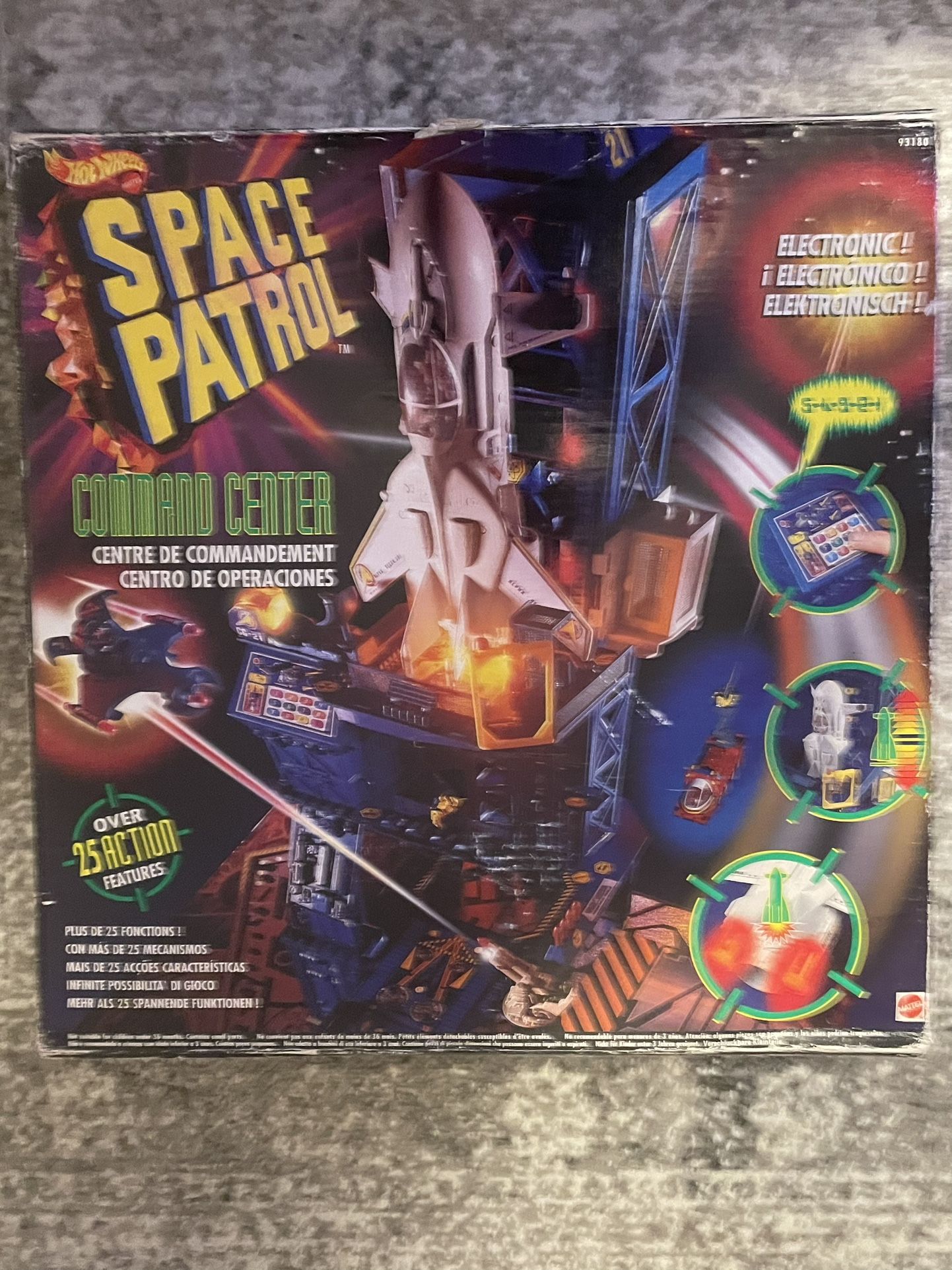 Extremely Rare 1994 Hot Wheels Space Patrol Command Center. New old ...