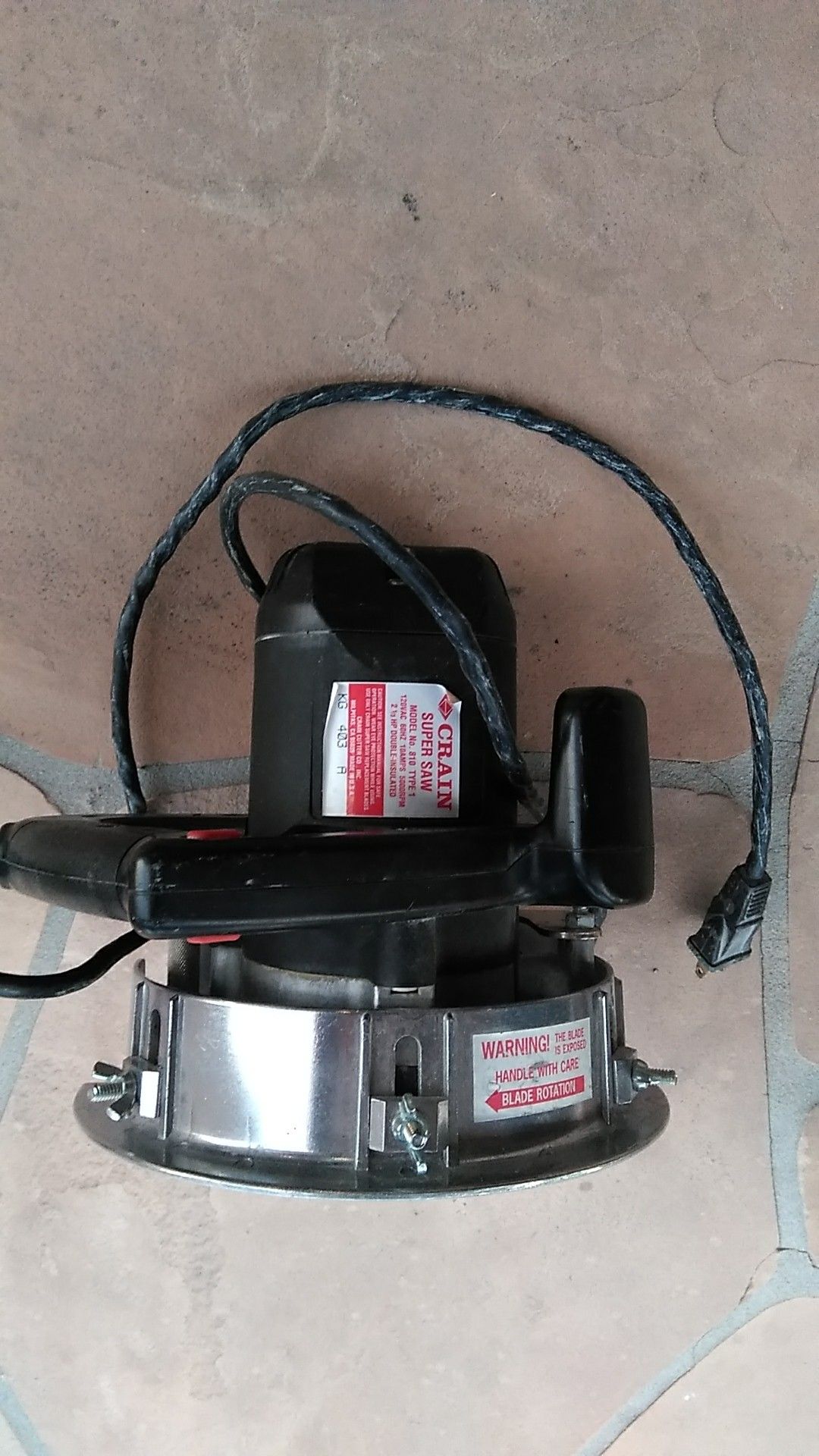Crain 2 1/3 hp. Flooring jamb saw with case for Sale in Gilbert, AZ ...