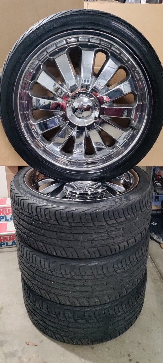 20" Rims & Tires. for Sale in Hesperia, CA - OfferUp
