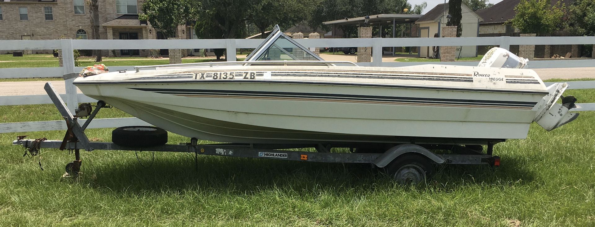1980 Rinker Wedge Boat for Sale in Richmond, TX - OfferUp