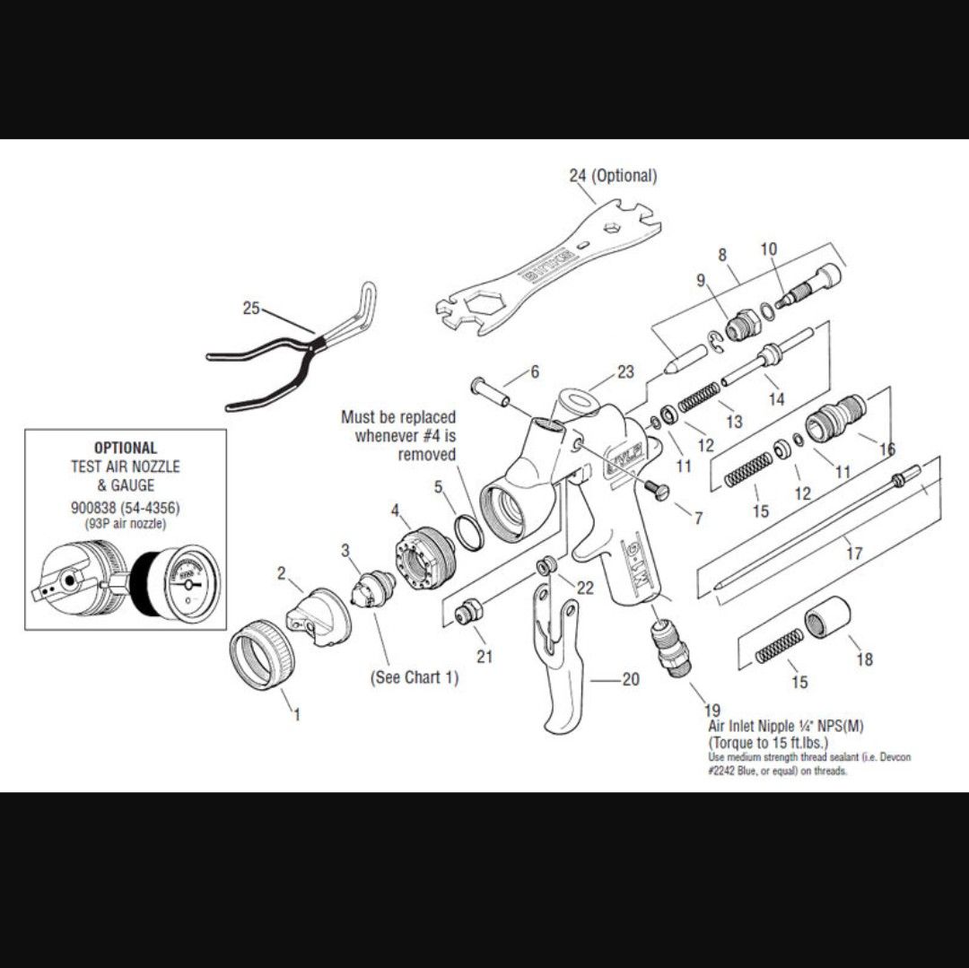 Binks M1-G HVLP Spray Gun New Parts Only!! for Sale in Escondido, CA ...