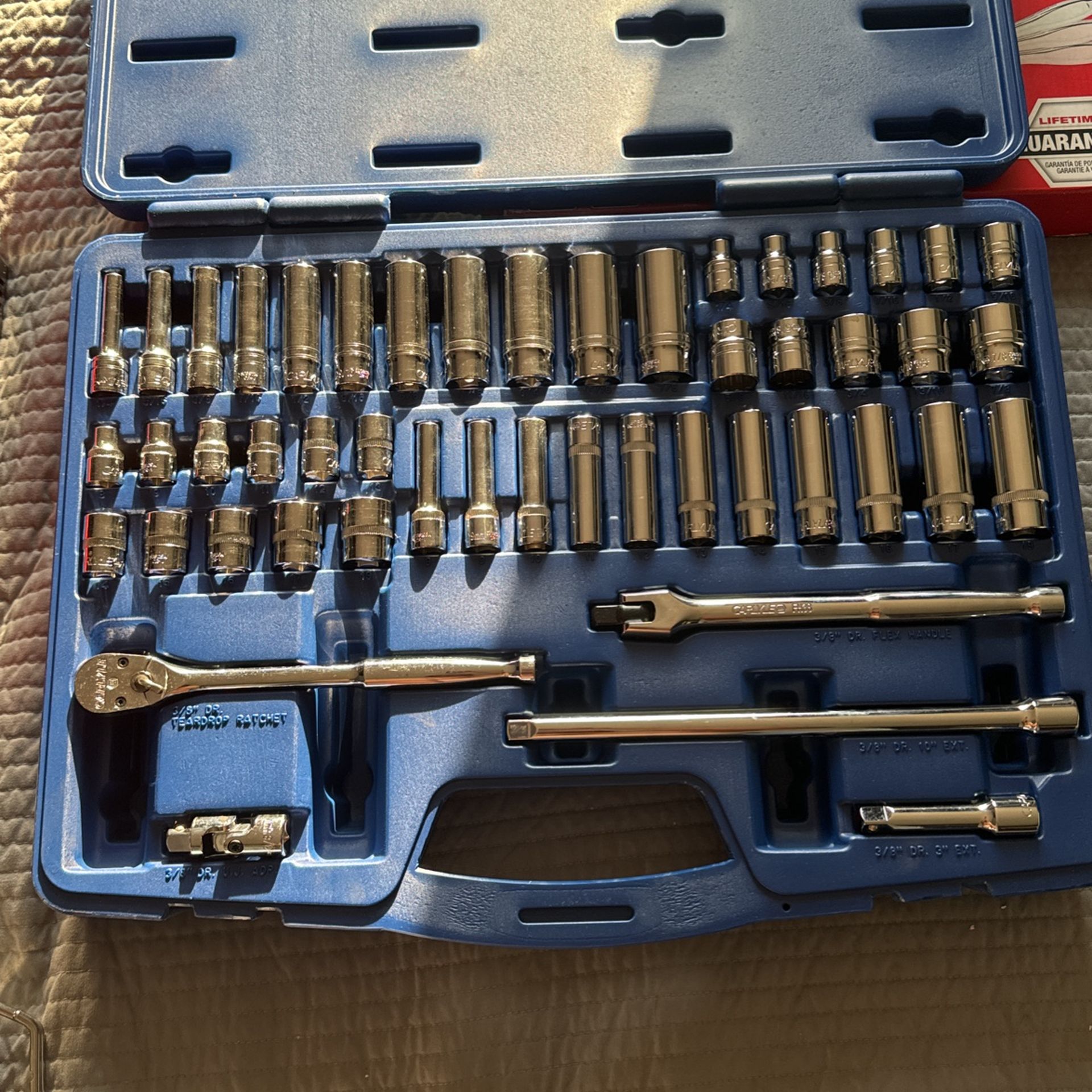 Carlyle Tools 3/8 in Drive General Service Tool Set - 49 Pc Set for ...