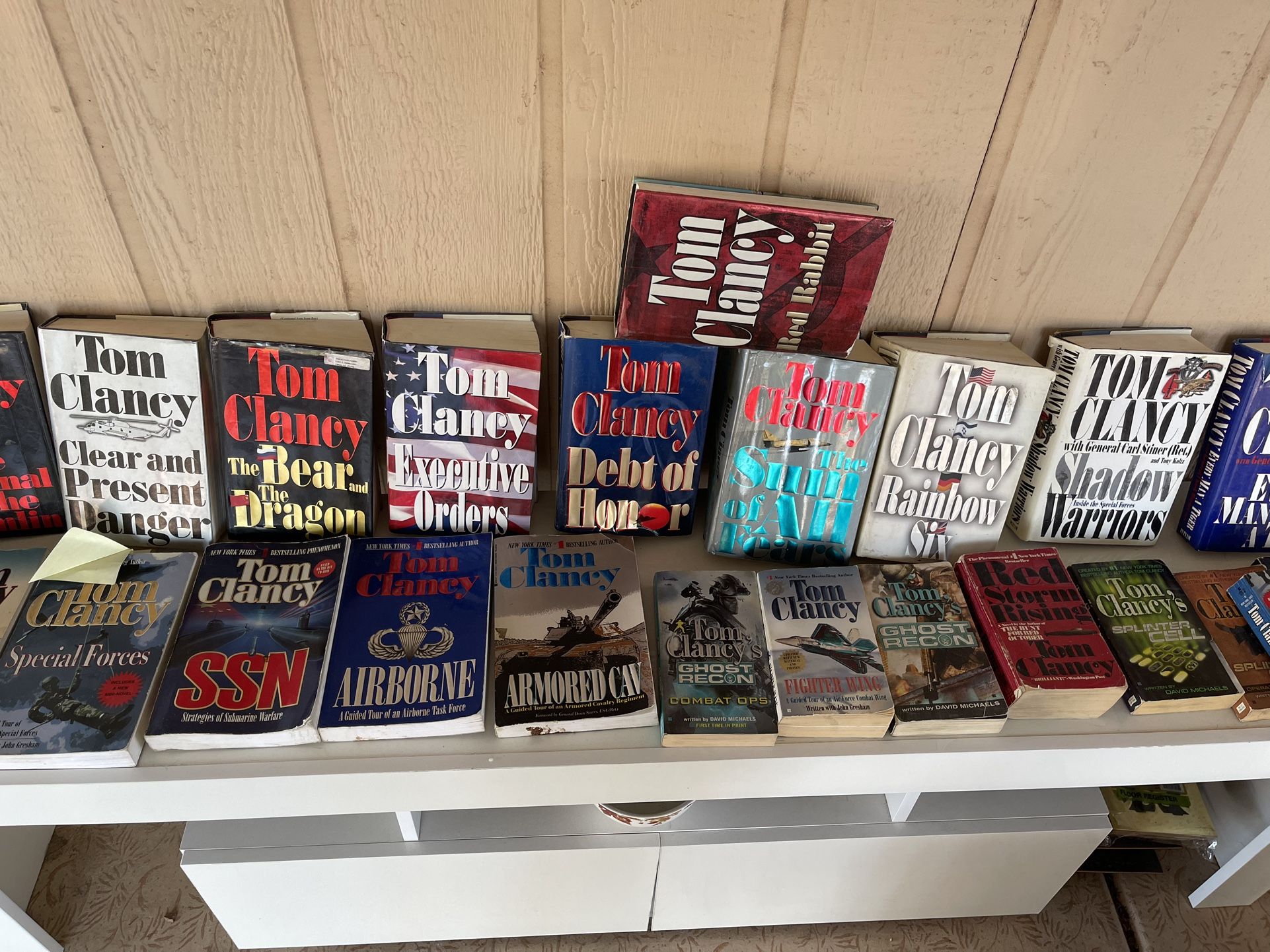 Tom Clancy Book Lot Of 23 Books Hardcover Softcover for Sale in Mesa ...