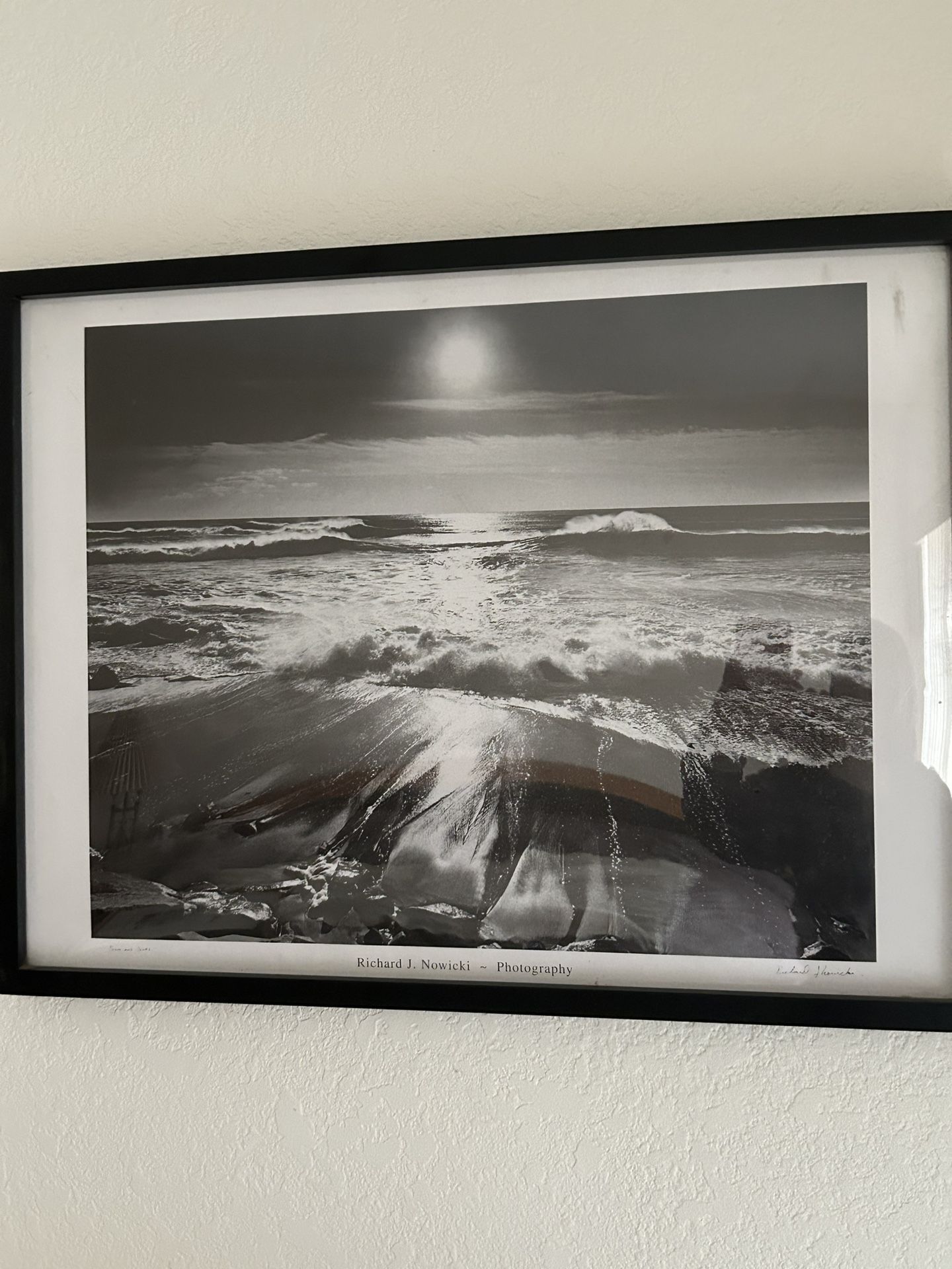 Art Photography By Richard J Nowicki “Sun And Surf”; Signed By Artist ...
