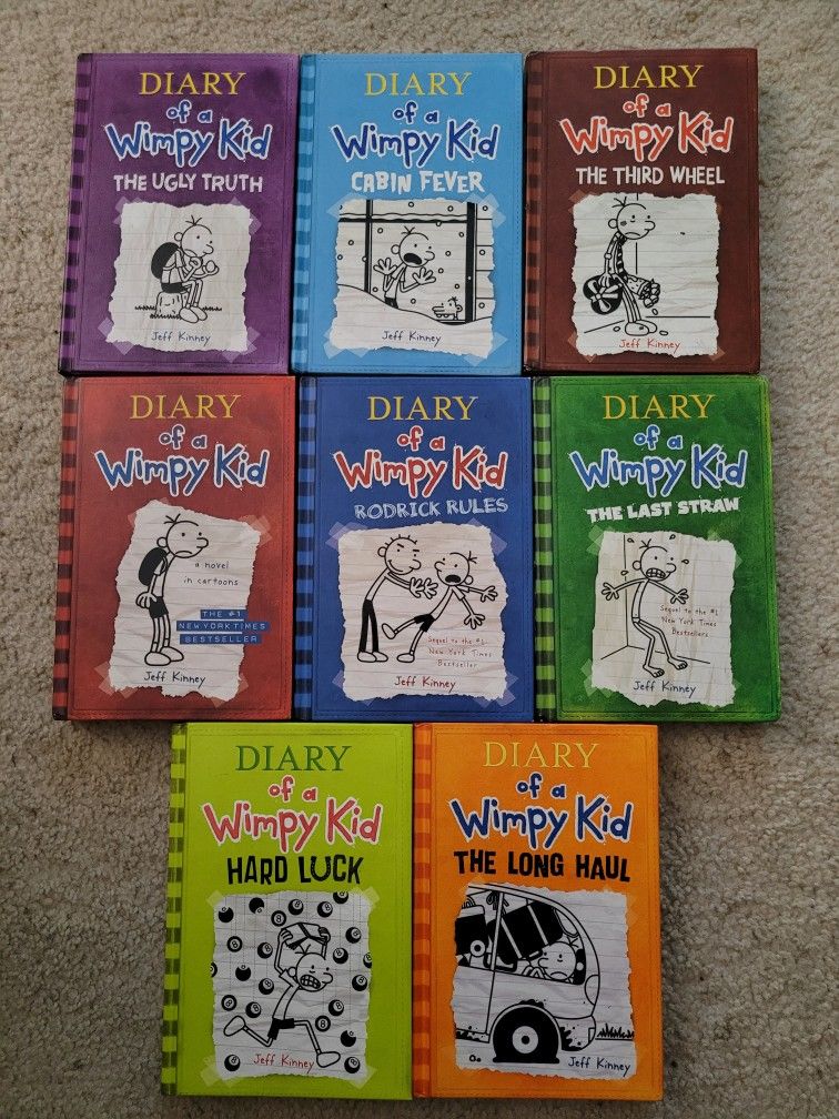 Diary Of A Wimpy Kid Books 1 8