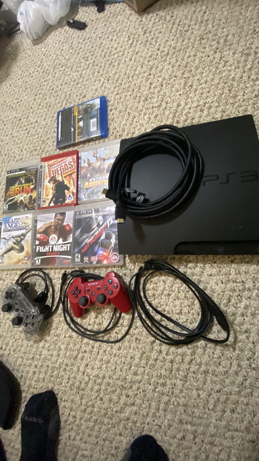SONY PLAYSTATION 3 (320GB)/ Including; Games, Controllers w/ 2 Original ...