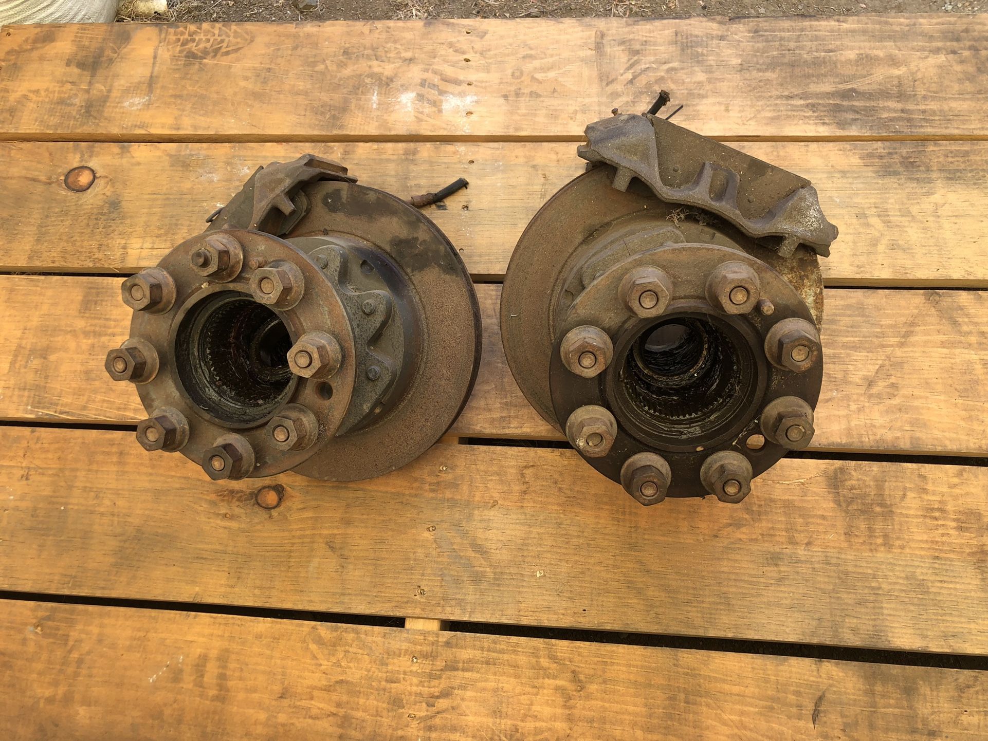 Ford Kingpin Dana 60 DRW Dually Front Hubs Budd 105427 for Sale in San ...