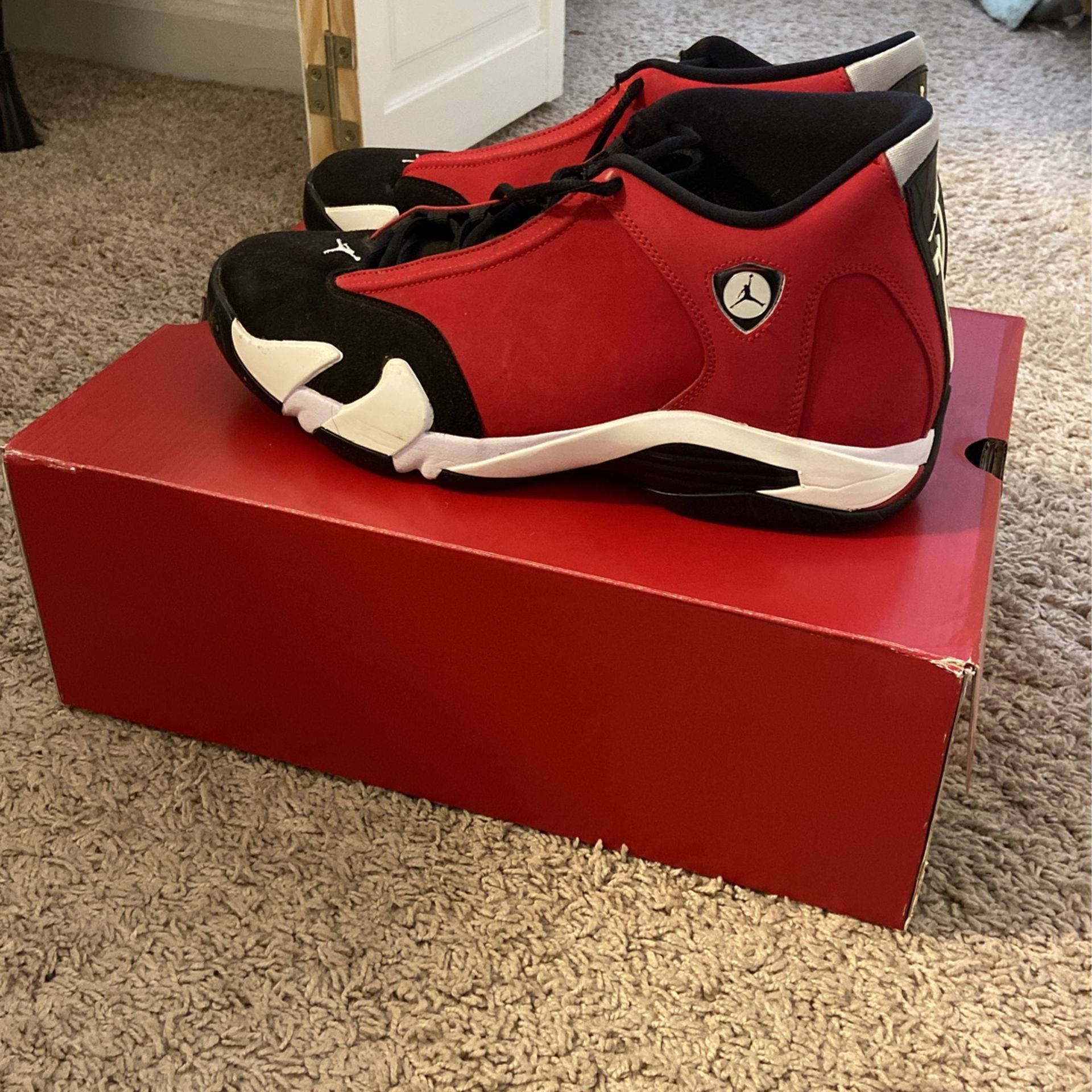 Michael Jordan Wearing 14s