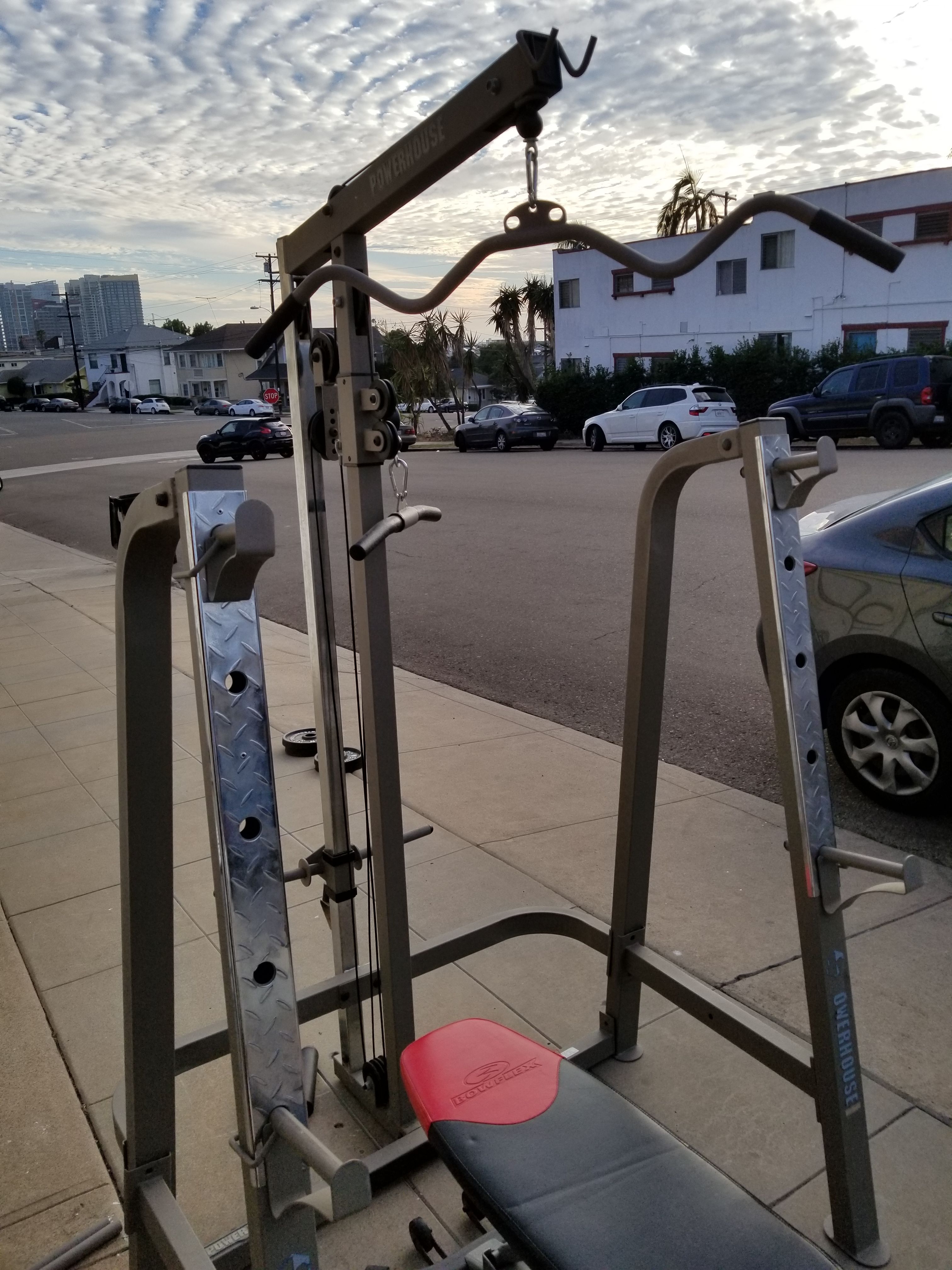 Complete Gym by Powerhouse Pulley back row Lat pull down Bench press ...