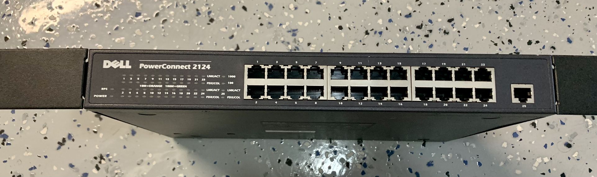 Dell 2124 PowerConnect 24 External Switch With rack-mounts for Sale in ...