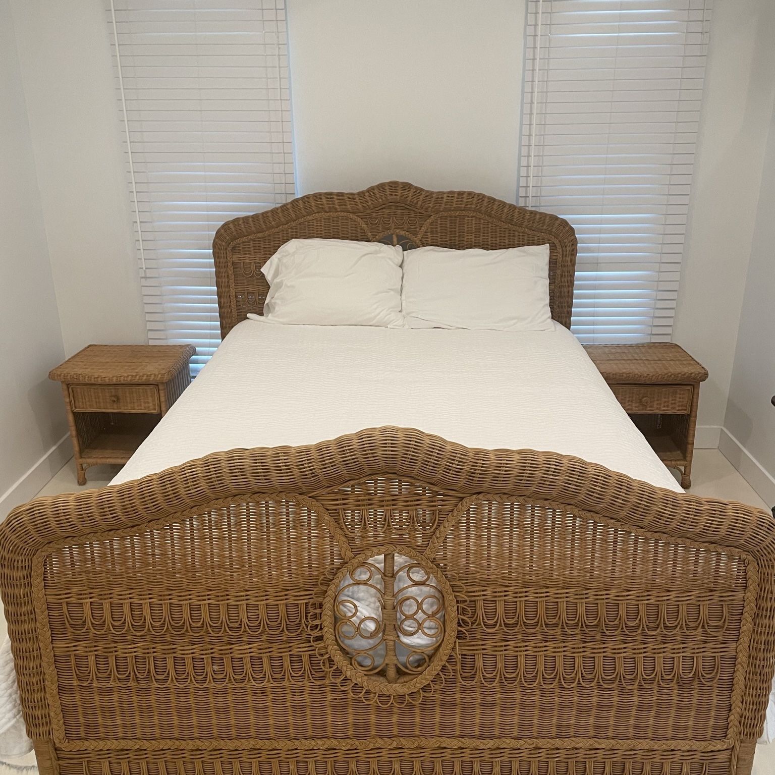 Ralph lauren rattan bed store