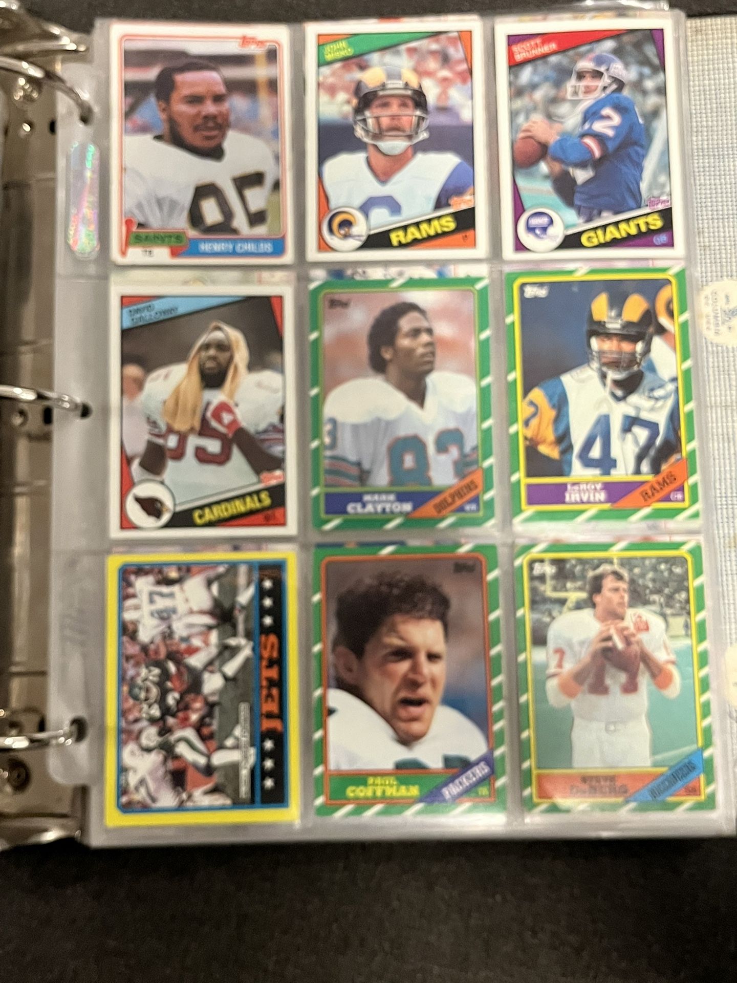 Thick NFL Football Binder 70s Thru Current Jerry Rice Marino Etc for ...