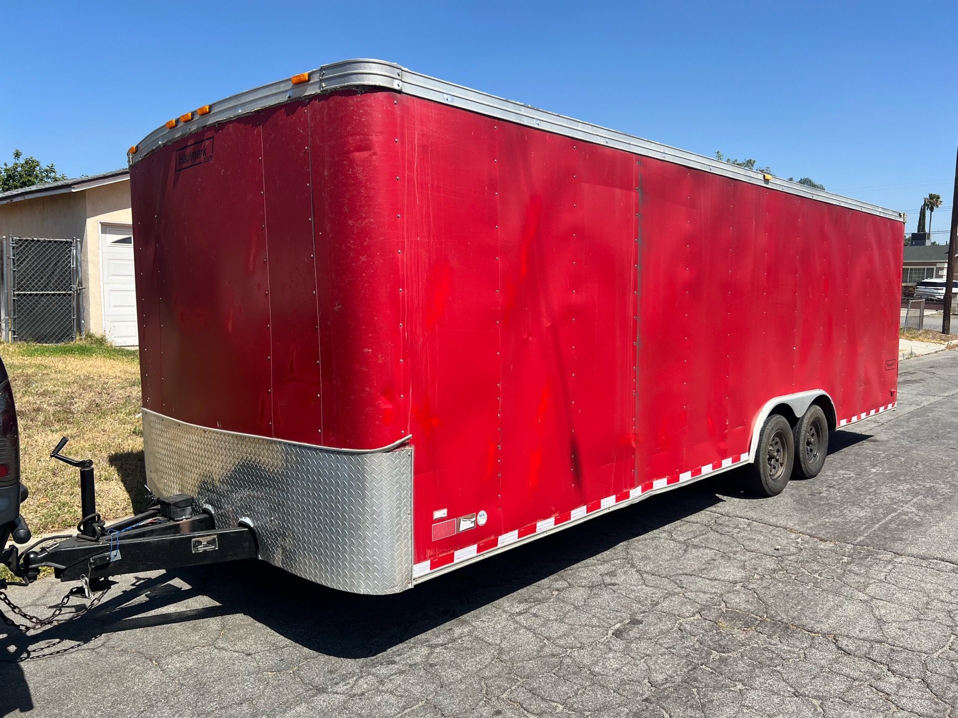 Hallmark Enclosed Trailer 24ft for Sale in Fontana, CA - OfferUp