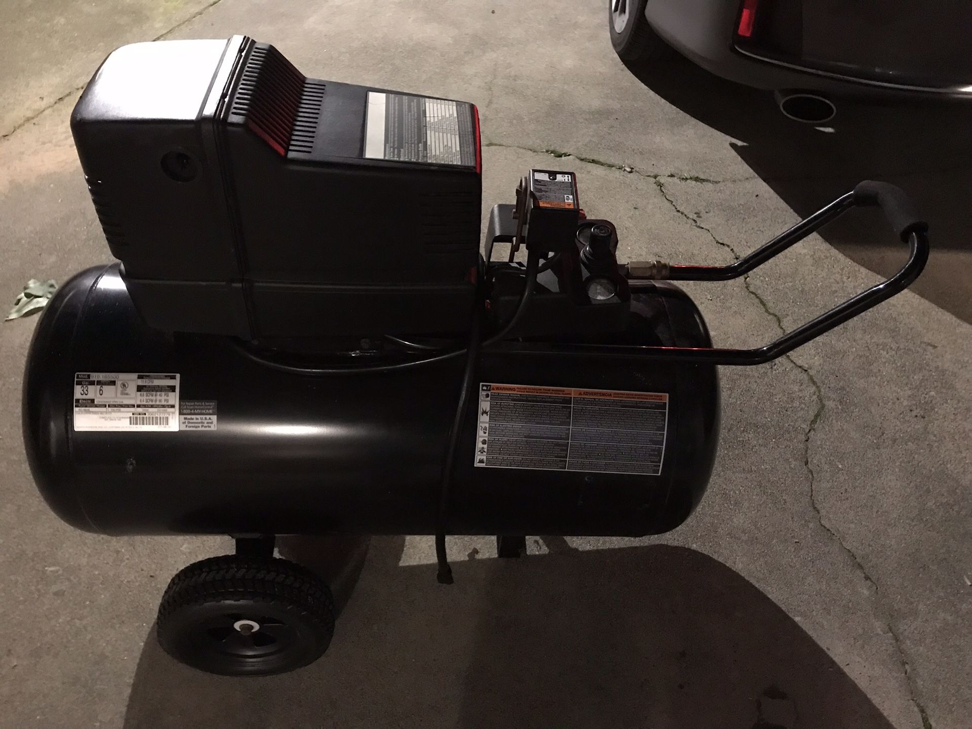 Craftsman 73rd anniversary edition. 33 gal 6 hp air compressor for Sale ...