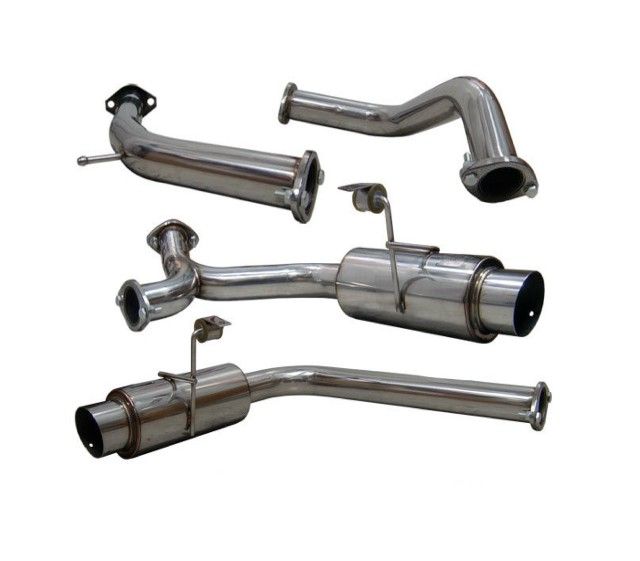 Tsudo Fireball Dual Muffler Axle-Back Exhaust for 2008-2016 Scion xB ...