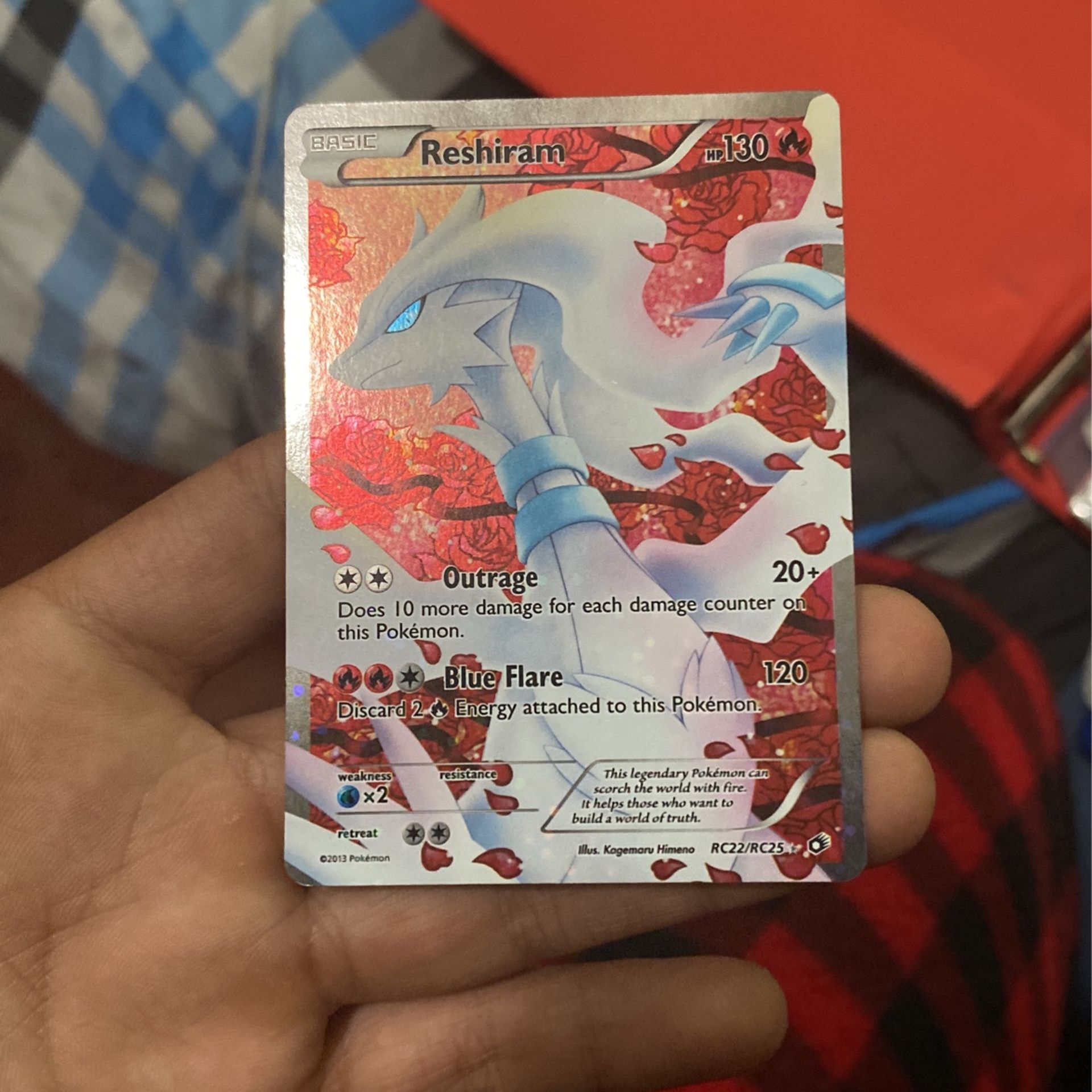 Pokemon Reshiram Ex
