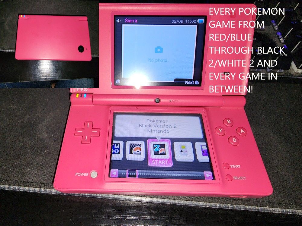 Pink Nintendo DSi - EVERY POKEMON GAME INCLUDED for Sale in San Antonio ...