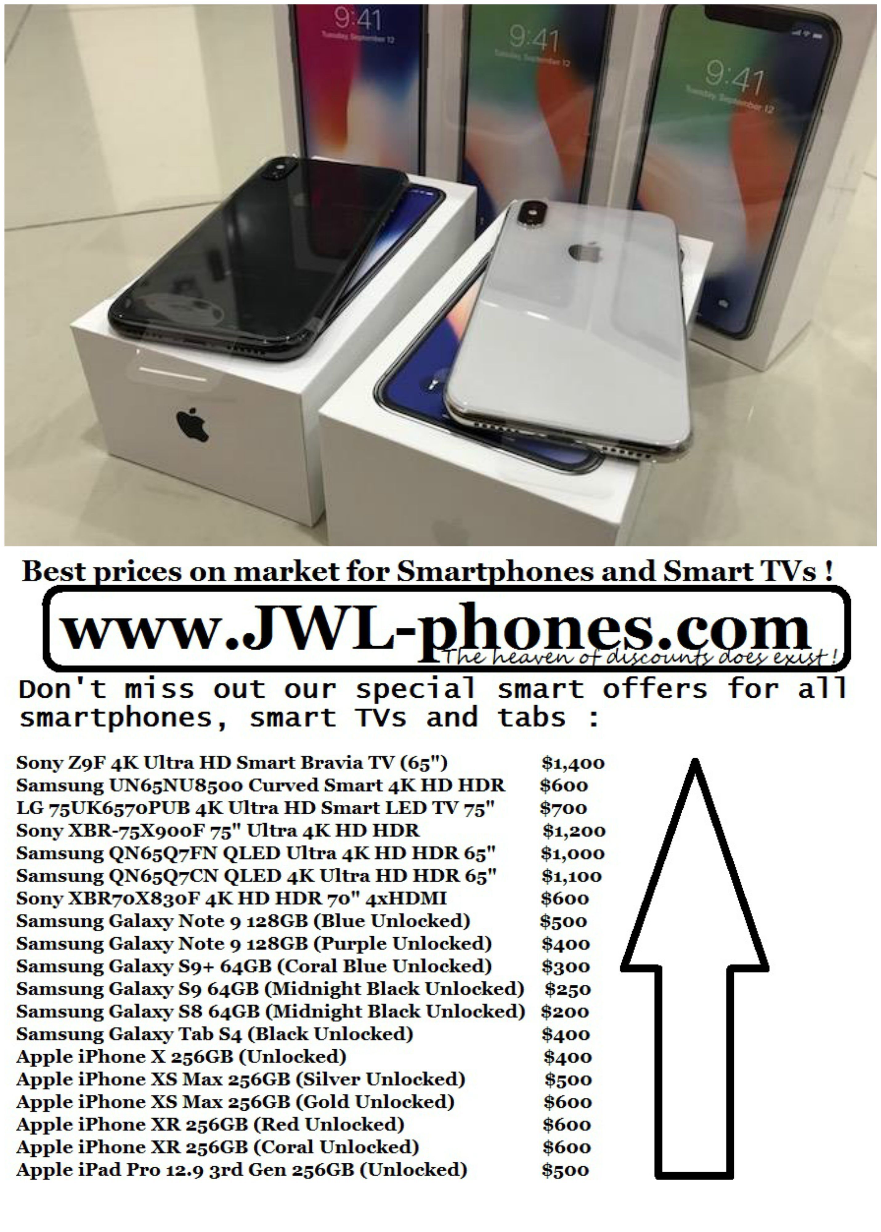 iPHONES X,XS,XR ^.^ 199$ for Sale in Cleveland, OH - OfferUp
