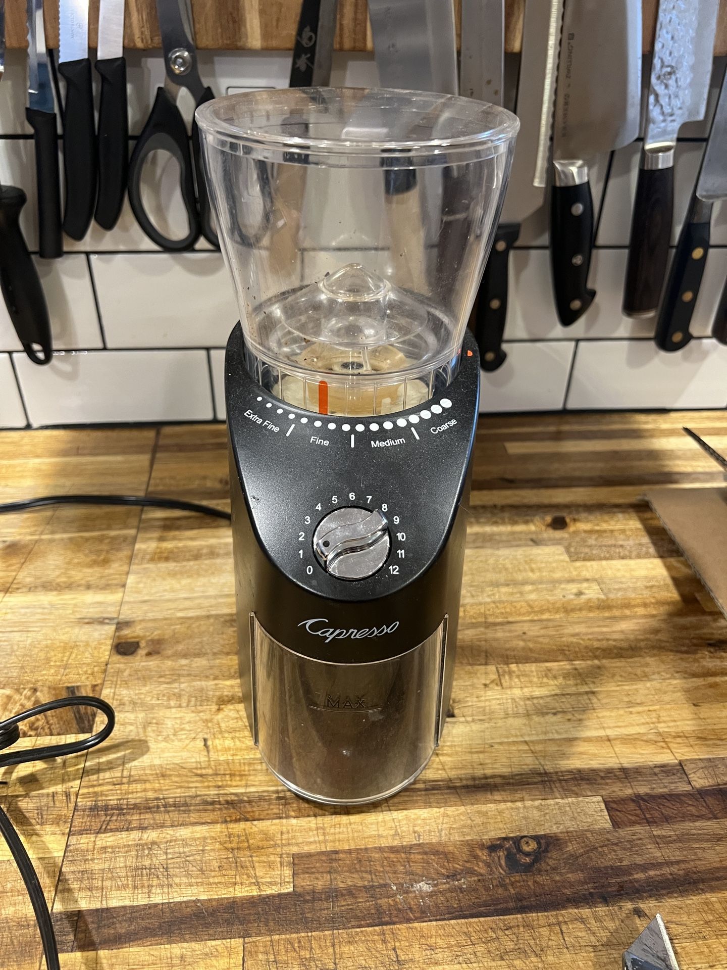 Capresso Infinity Plus Conical Burr Coffee Grinder for Sale in Seattle ...