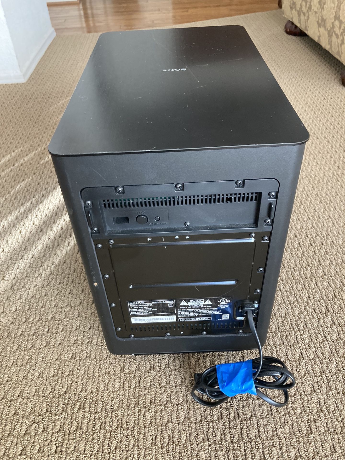 SONY SA-WST9 Wireless Subwoofer (for Sony HTST9 Soundbar) for Sale in ...