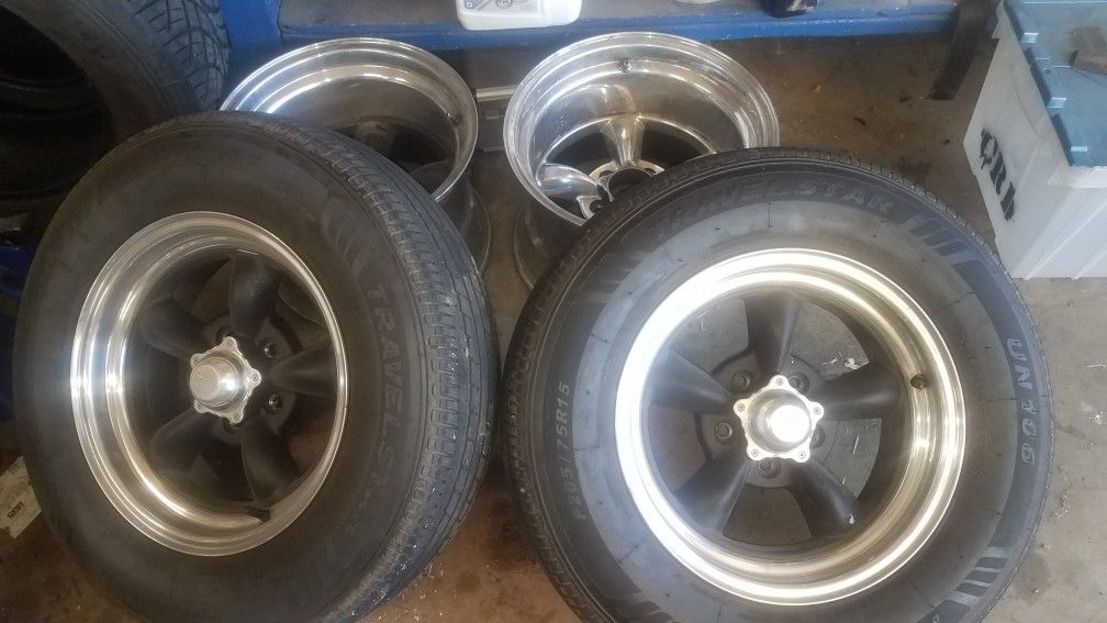 Torque thrust ll wheels full set 5x4.5 bolt pattern for Sale in ...