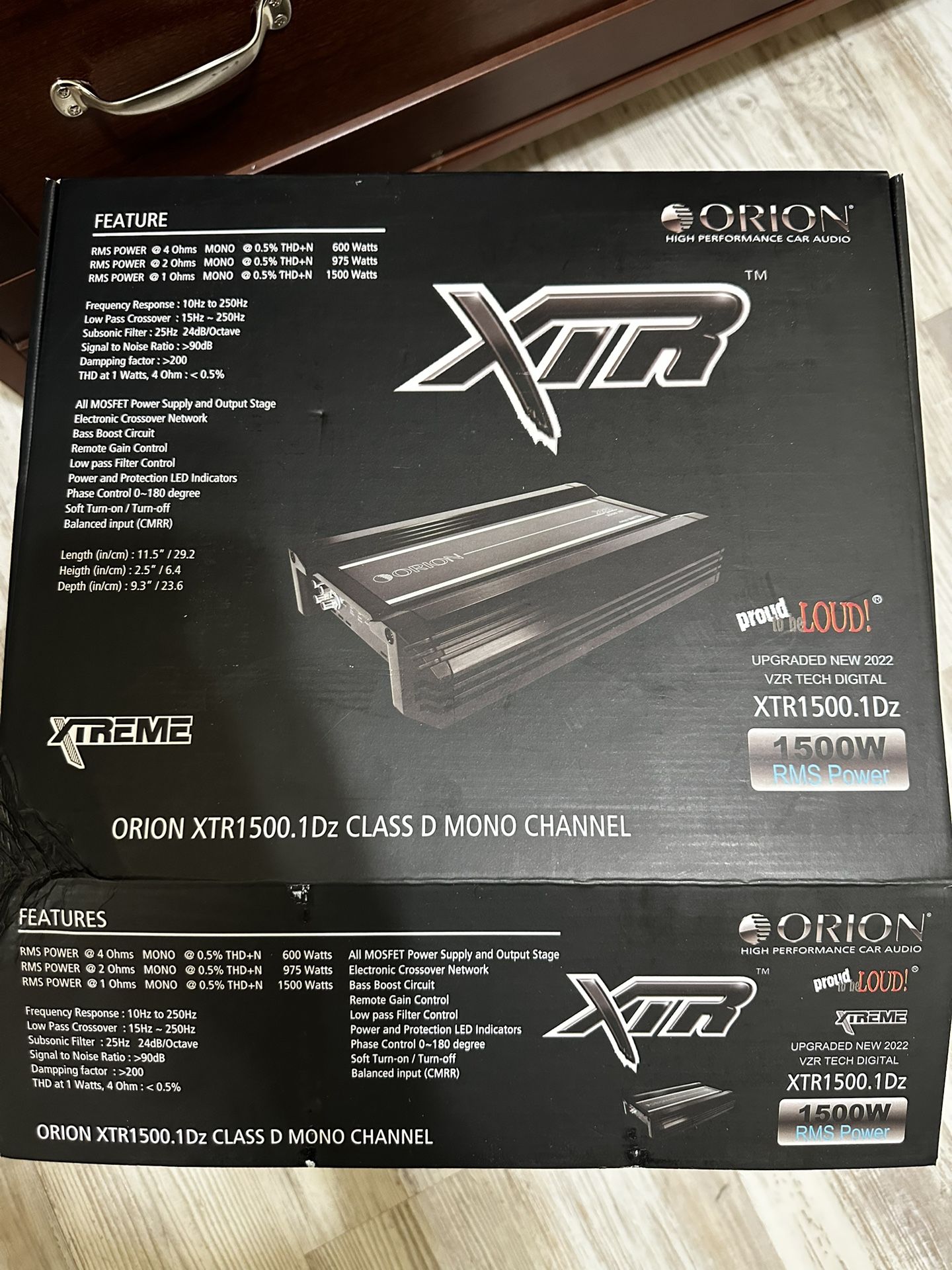 Orion Xtr 1500.1 Dz Mono Block Amp( New In Box Never Used) for Sale in Houston, TX - OfferUp