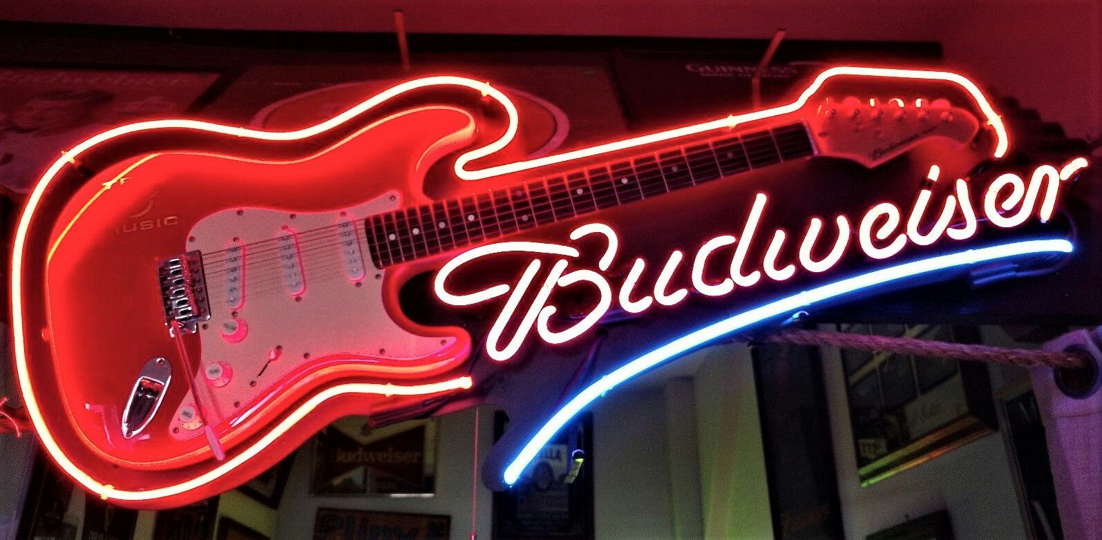 VERY RARE...Budweiser Aria Guitar Neon Sign for Sale in Miami, FL - OfferUp