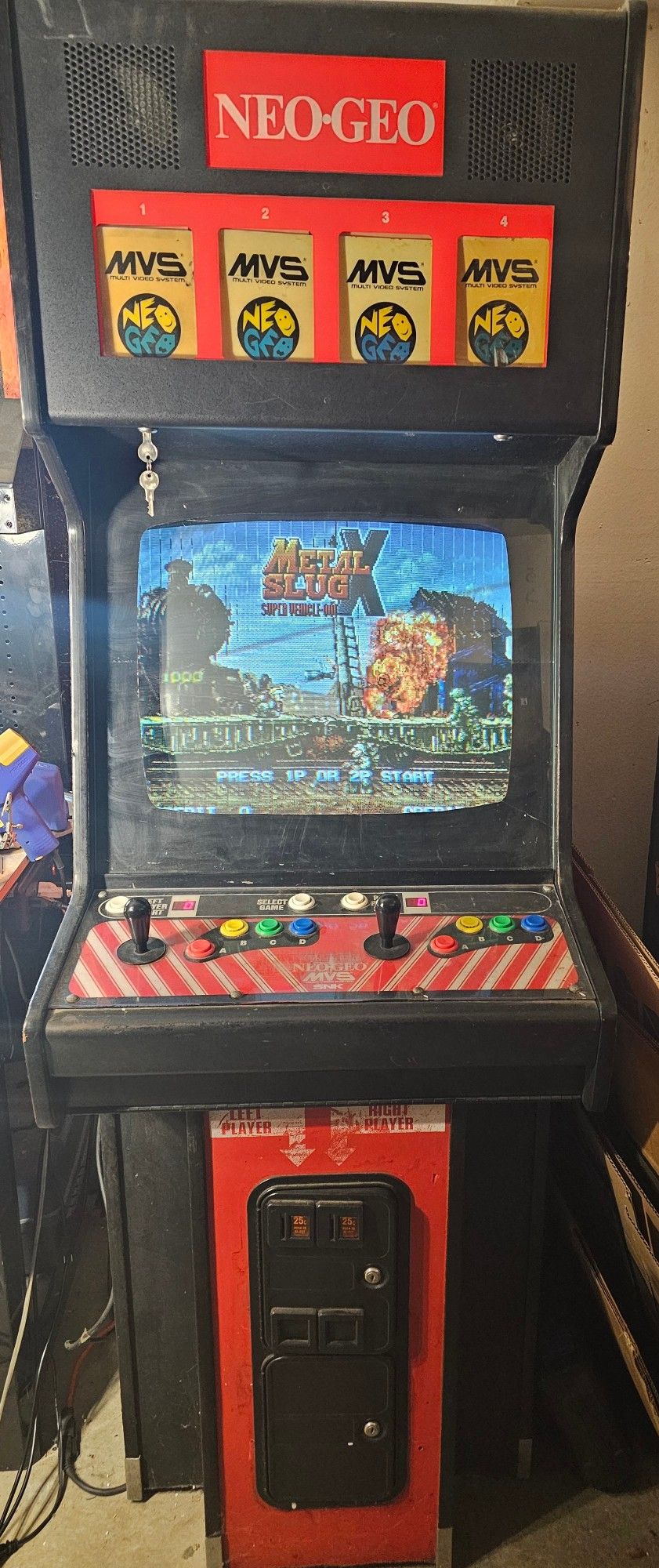 SNK NEO GEO MVS 4 SLOT ARCADE CABINET for Sale in Lake Elsinore, CA ...