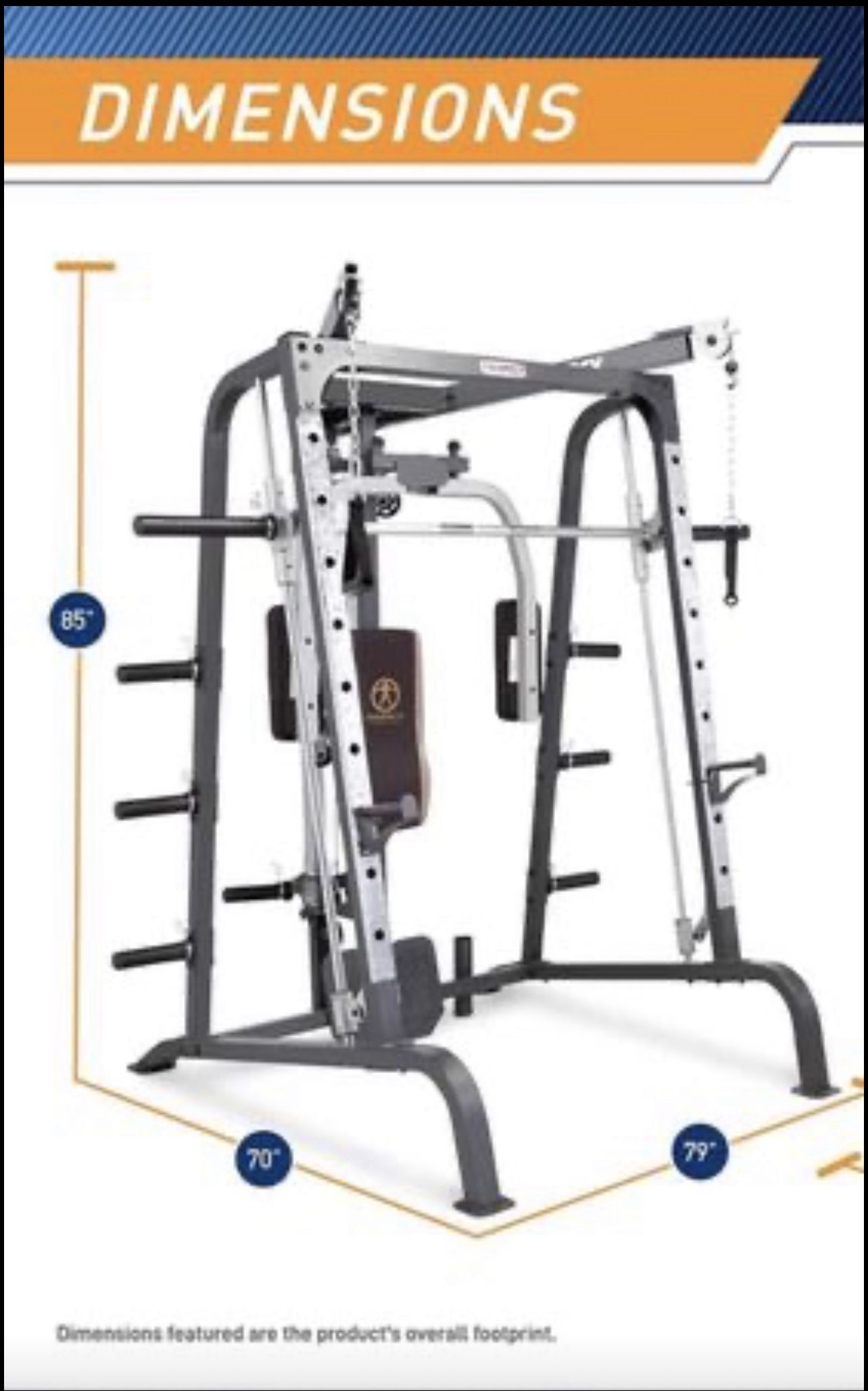 Smith Machine Comes Weights/Bench/Attachments for Sale in Buckeye, AZ ...