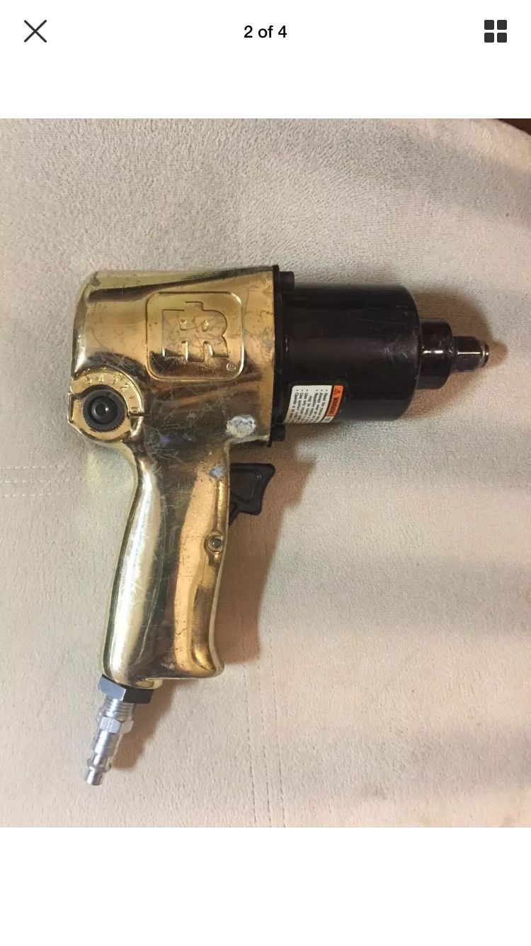 Ingersoll-Rand impact gun 125th Anniversary Edition - Gold Plated - The ...