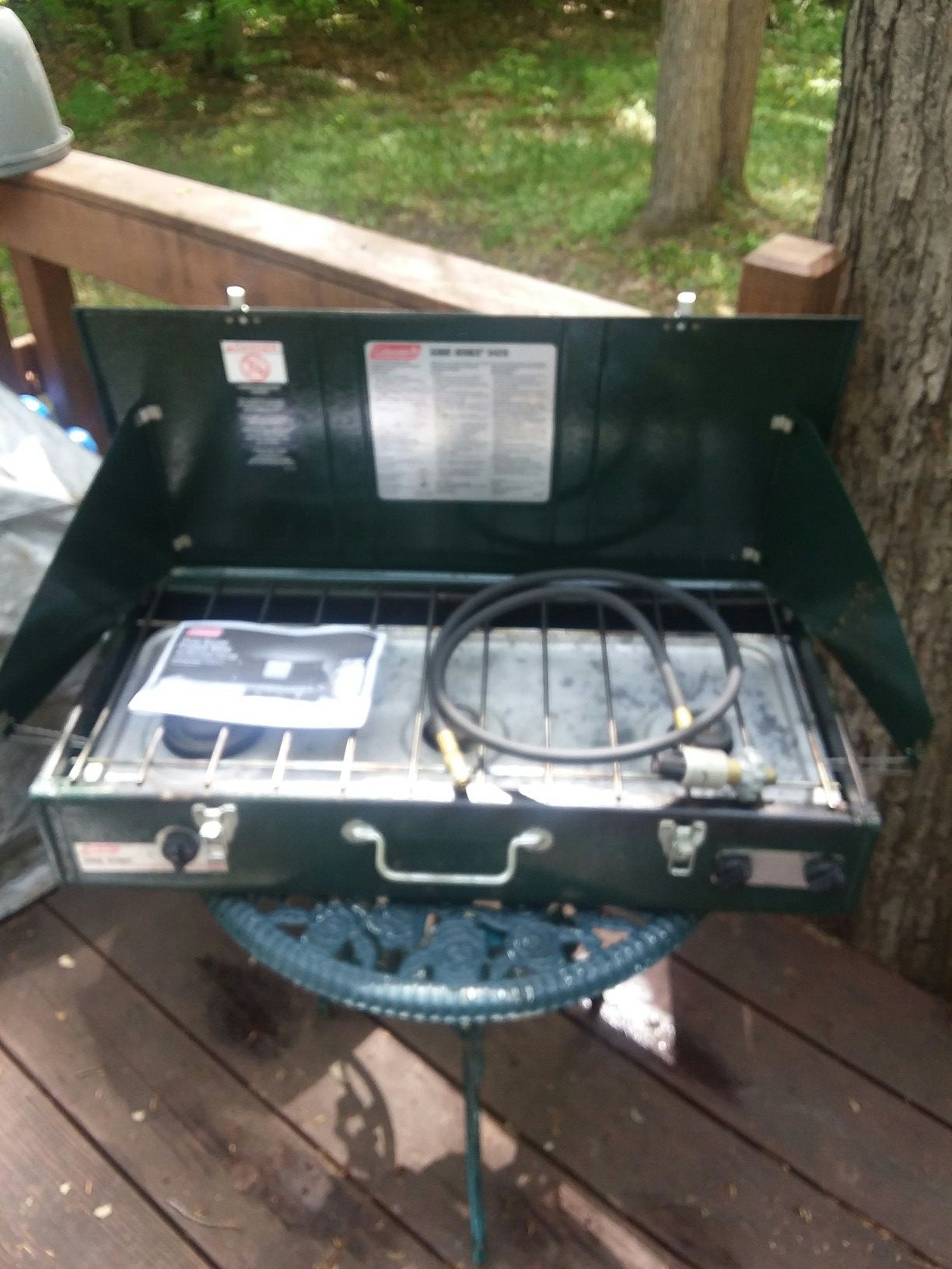 Coleman GUIDE SERIES 5428 THREE BURNER PROPANE STOVE for Sale in ...
