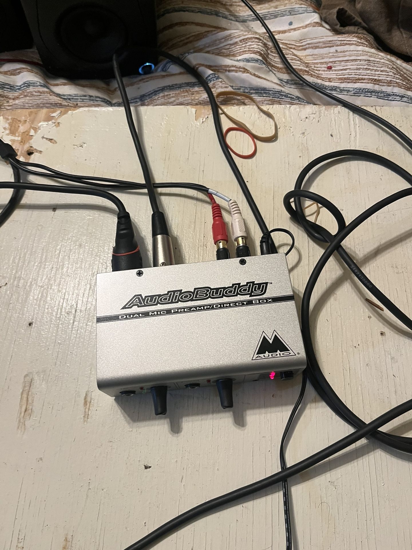 M-Audio Audio Buddy Dual Mic Preamp/Direct Box – Tested & Working This ...