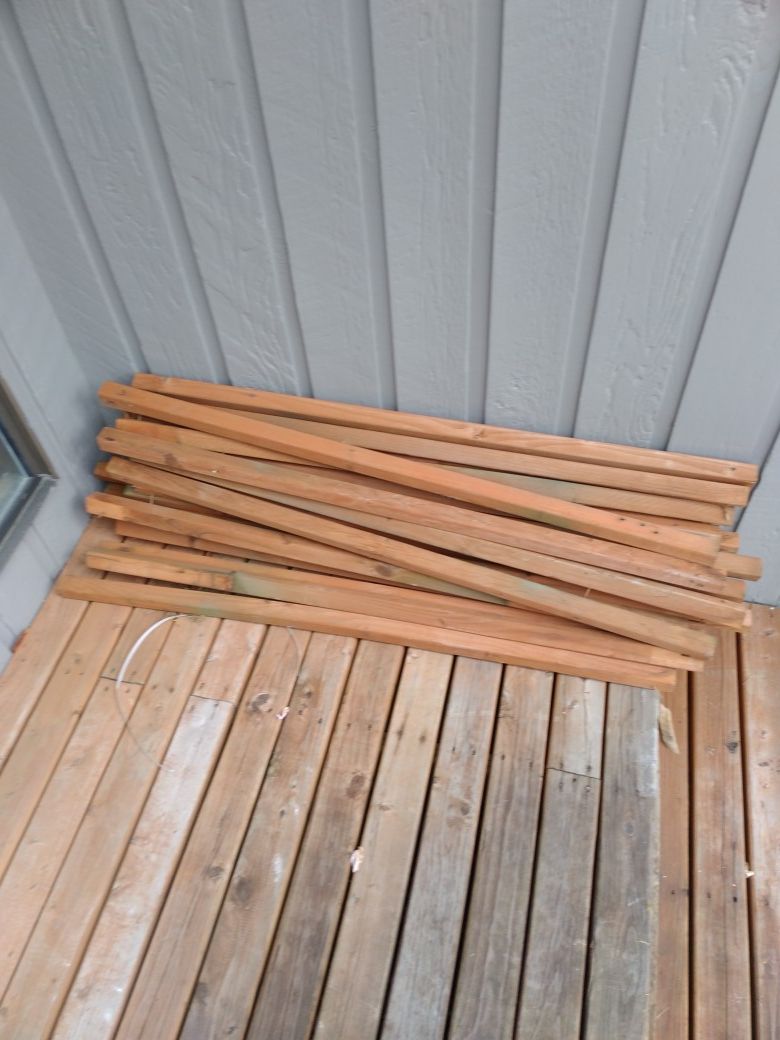 (Pending pick up). Free treated 2x2 picket for Sale in Everett, WA ...
