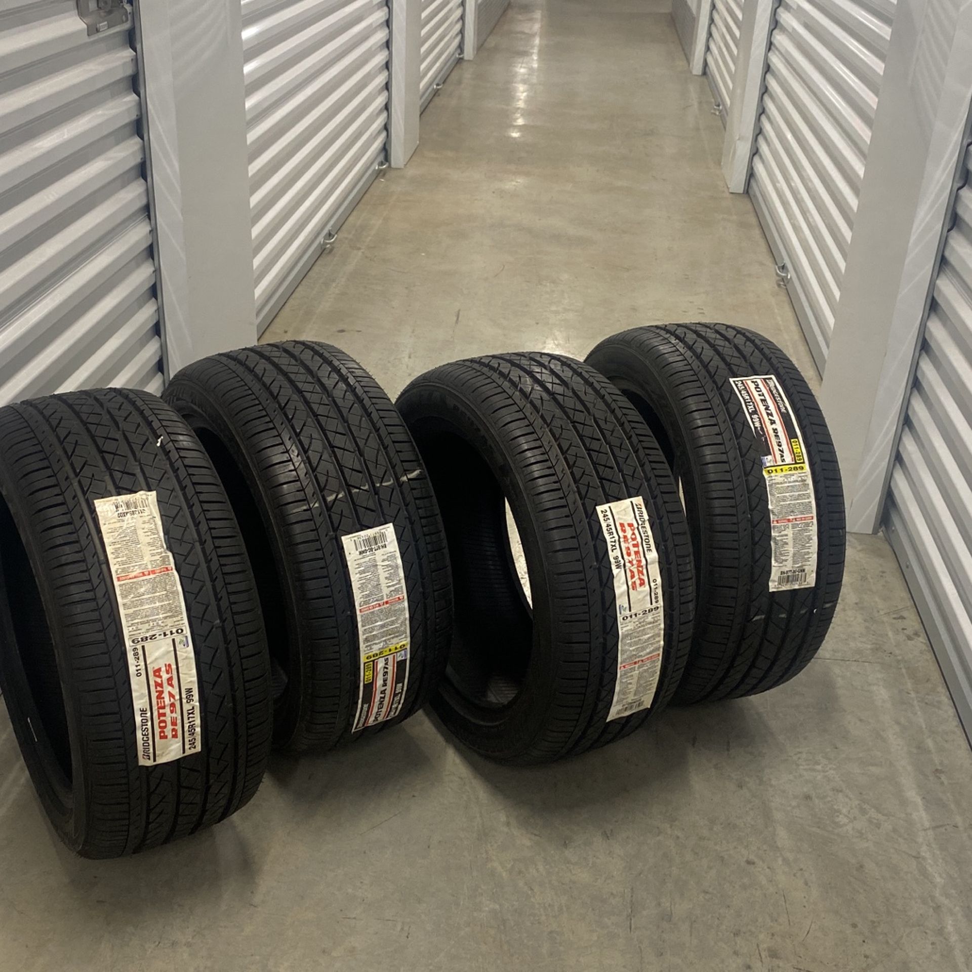 4 brand new Bridgestone 245/45R XL 99 wide for Sale in Pompano Beach, FL - OfferUp