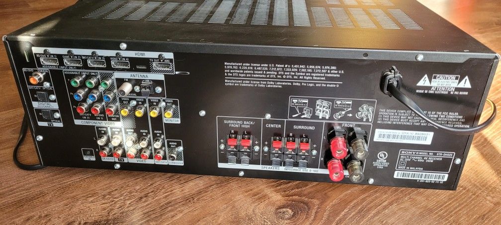 Sony STR-DH520 7.1 Channel AV Receiver for Sale in Fontana, CA - OfferUp