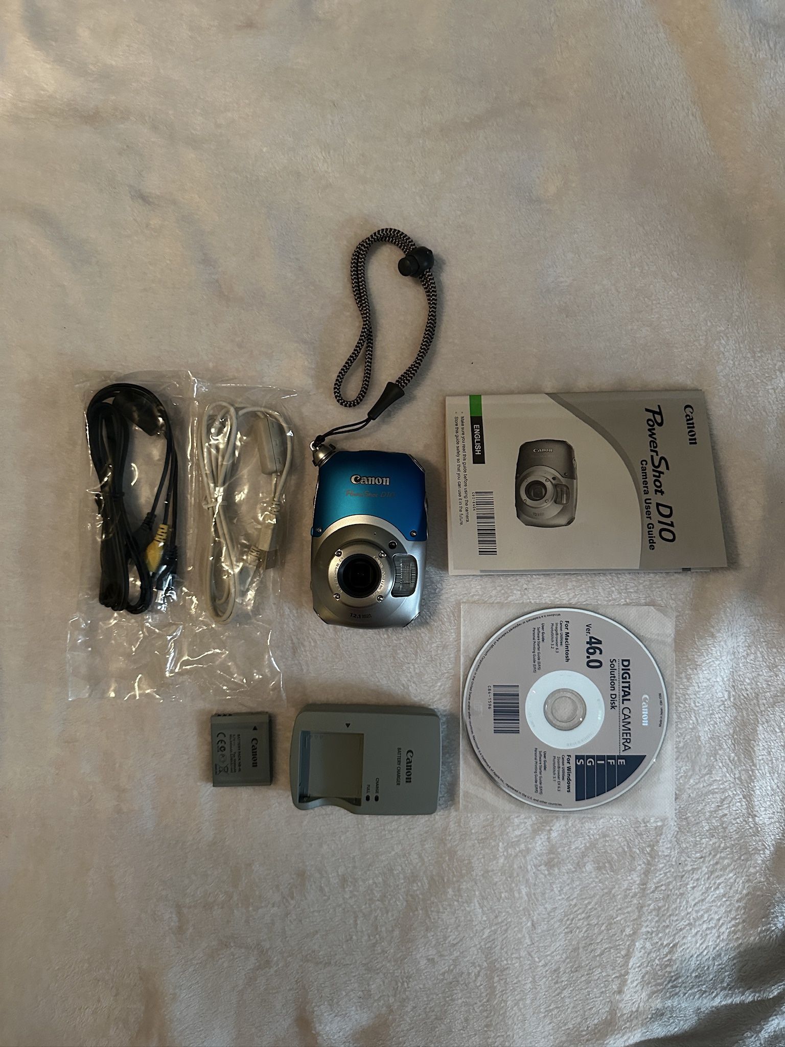 FOR PARTS OR TO FIX - Canon Powershot D10 Digital Camera - Waterproof ...