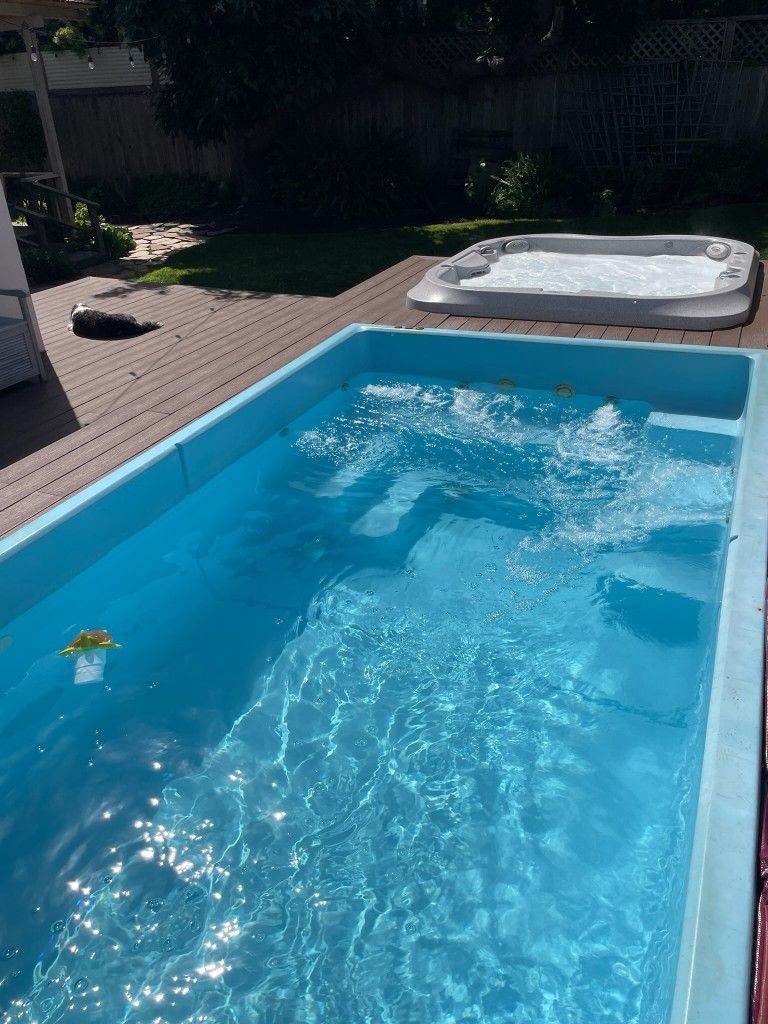 Fiberglass Pool Spa Combo Read Carefully///////// for Sale in Los ...