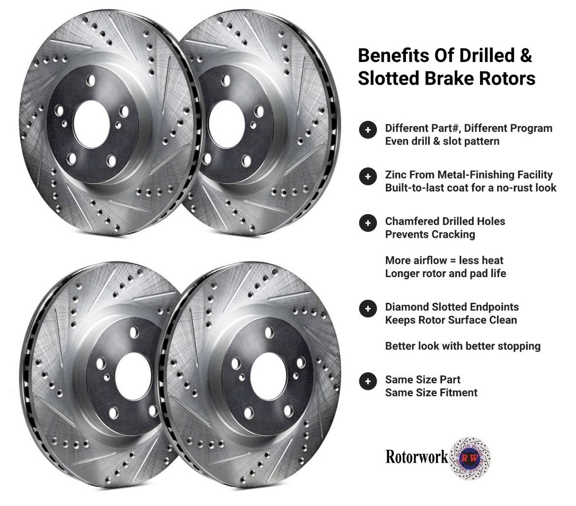 Infiniti Q50 14-23 Base, Premium, Luxe Drill Slot Rotors Ceramic Pads for Sale in Westminster ...