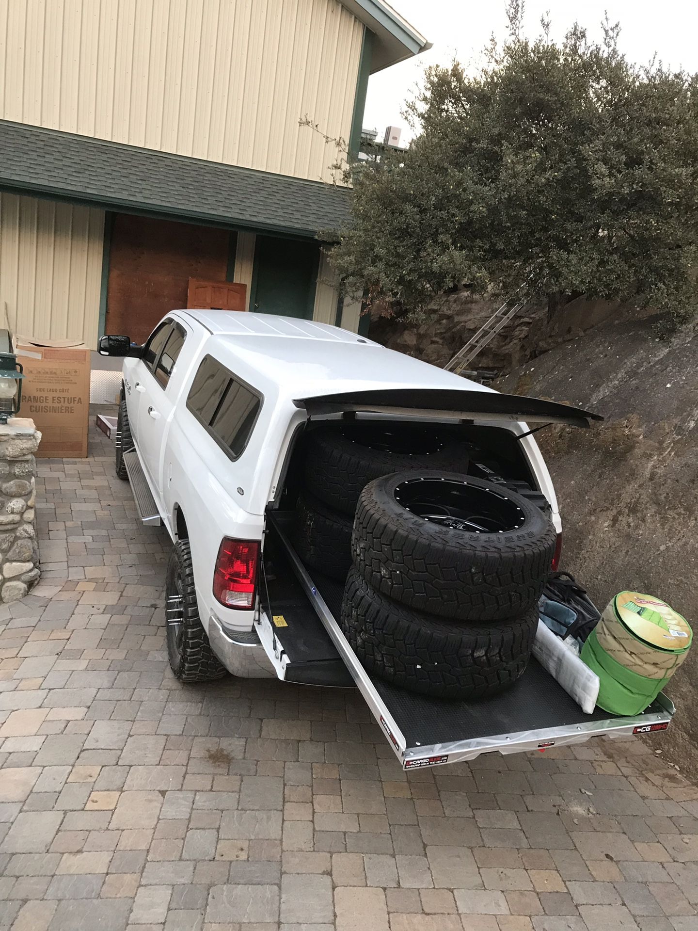 2009-2019 Ram Sung Top REBEL camper shell for Sale in Ramona, CA - OfferUp