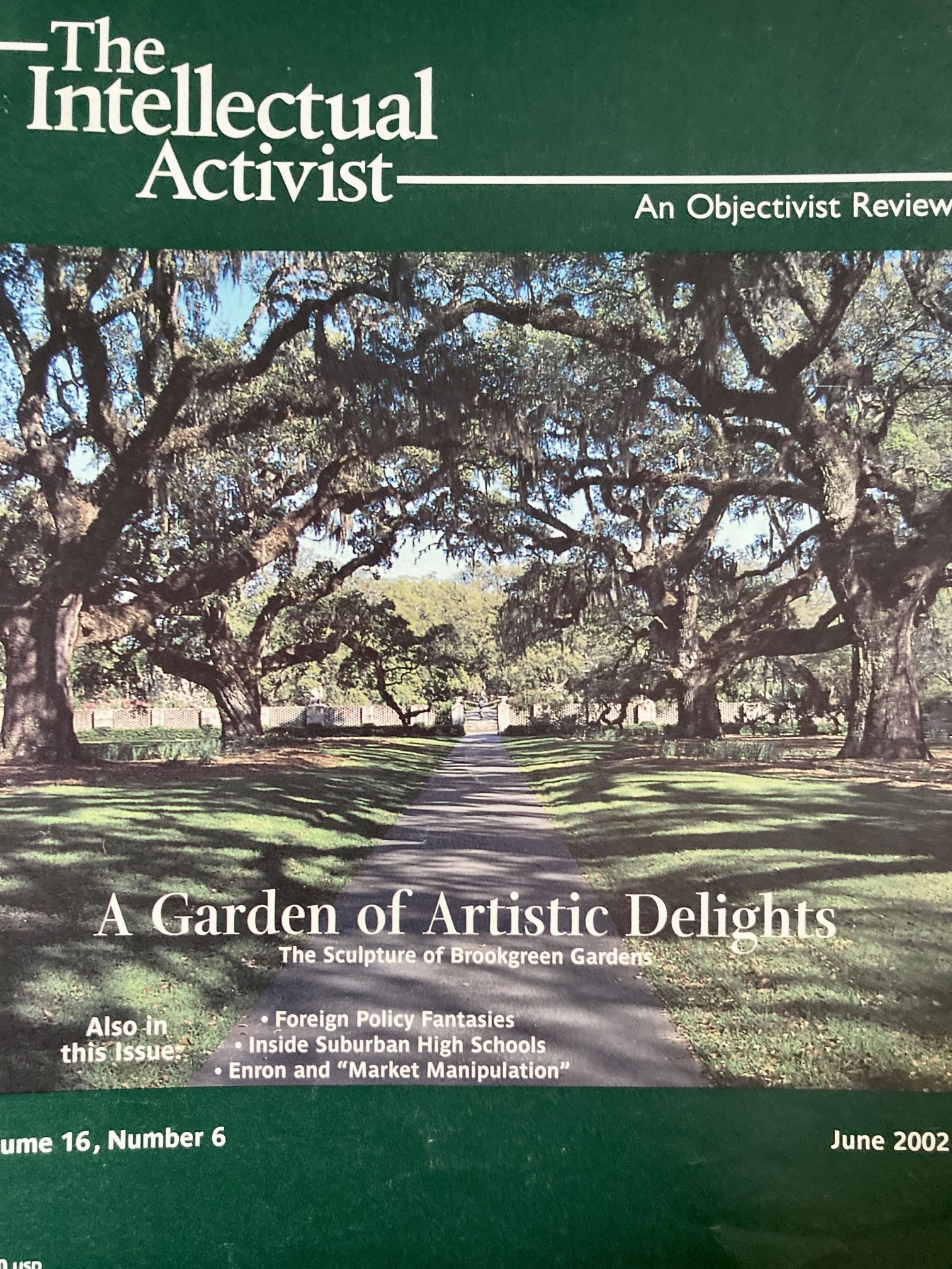 The Intellectual Activist, Post Ayn Rand Objectivist 7 Original Issues ...