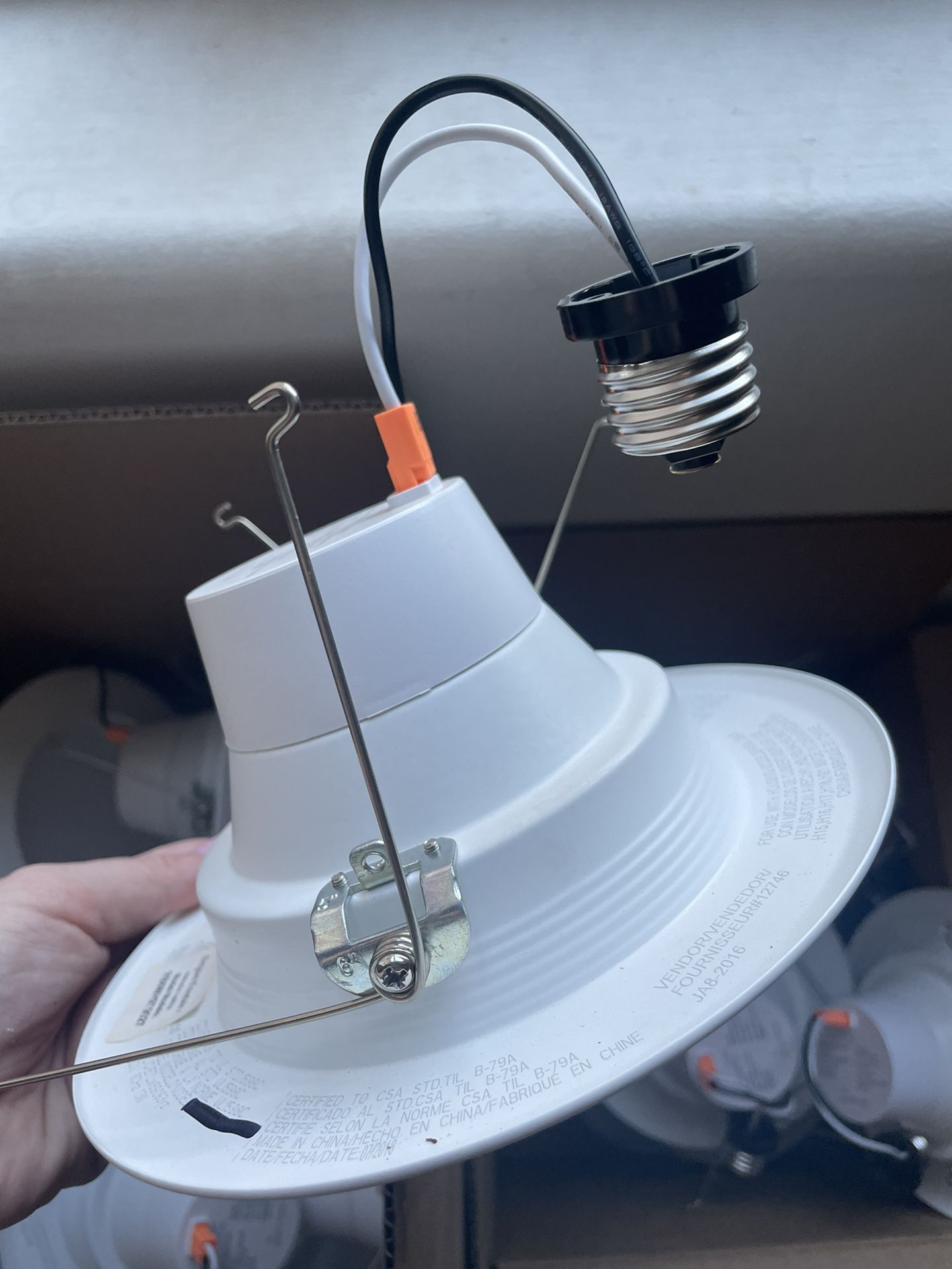 LED Retrofit Recessed Lights/Pot Lights (24 Available) for Sale in ...